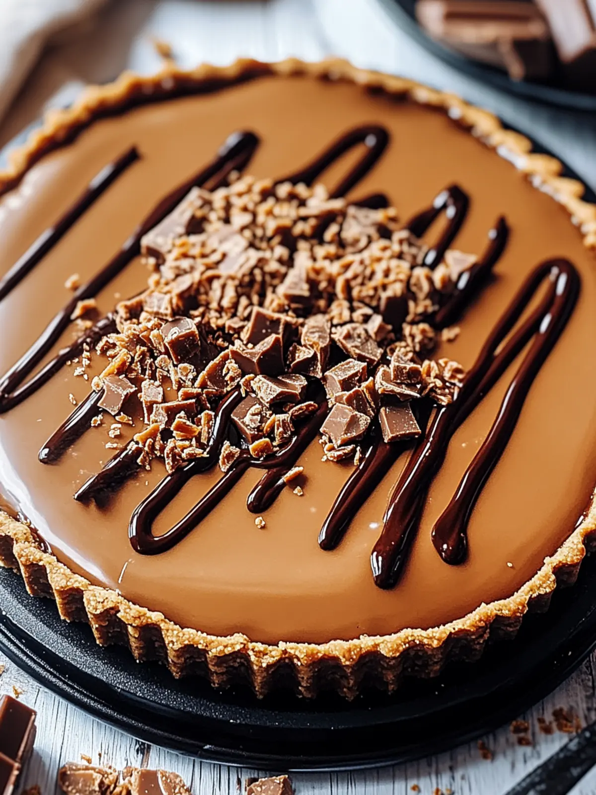 Irresistible No-Bake Chocolate Biscoff Tart: A Decadent Delight