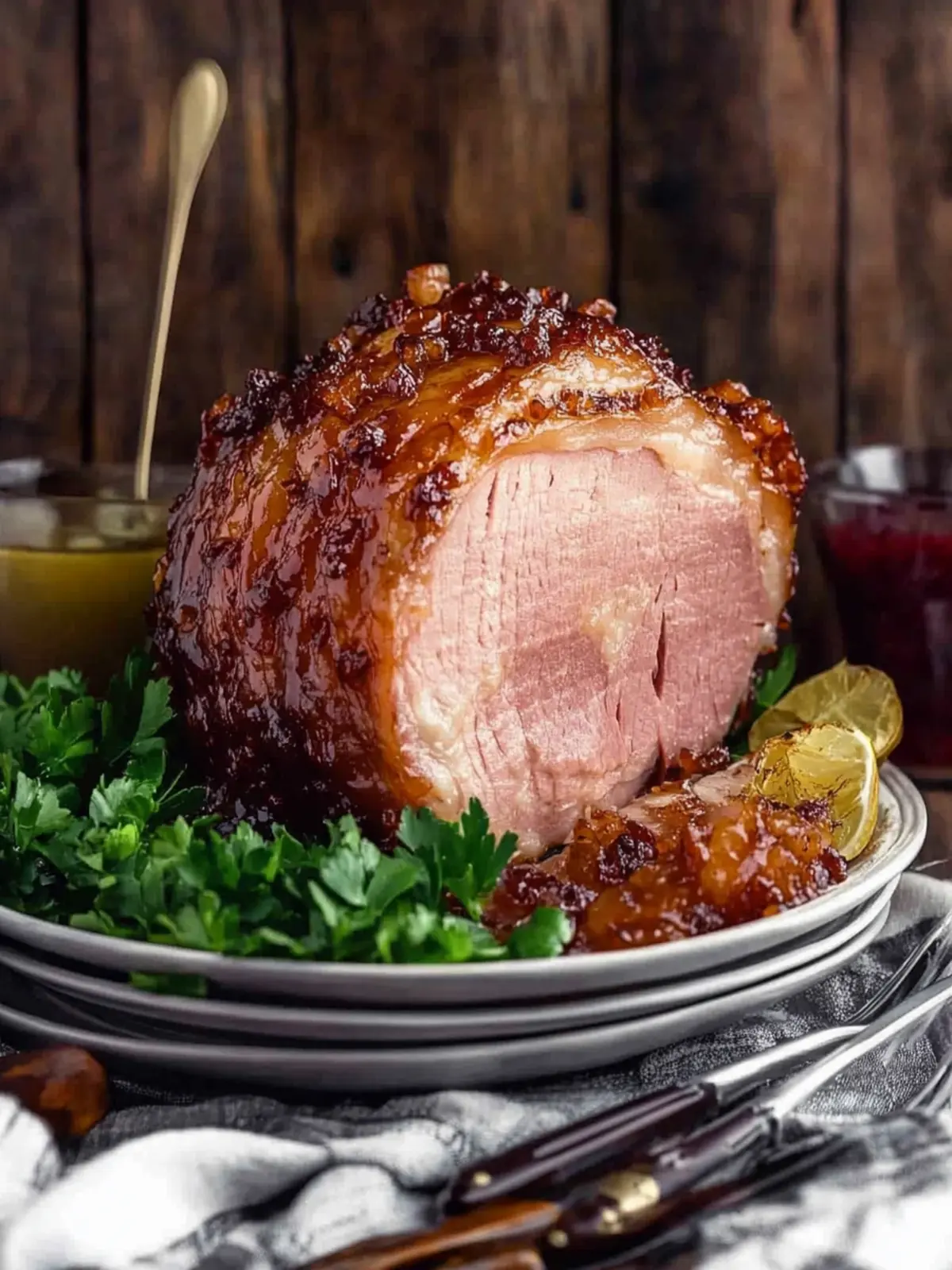 Irresistible Cranberry Glazed Christmas Ham for Festive Feasts