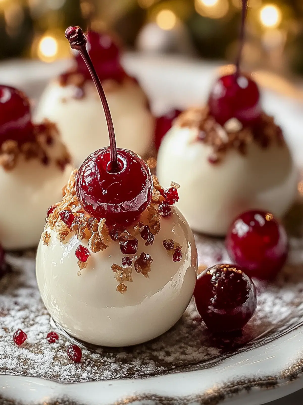 Ultimate No-Bake Christmas Cherry Bombs: Irresistibly Delicious