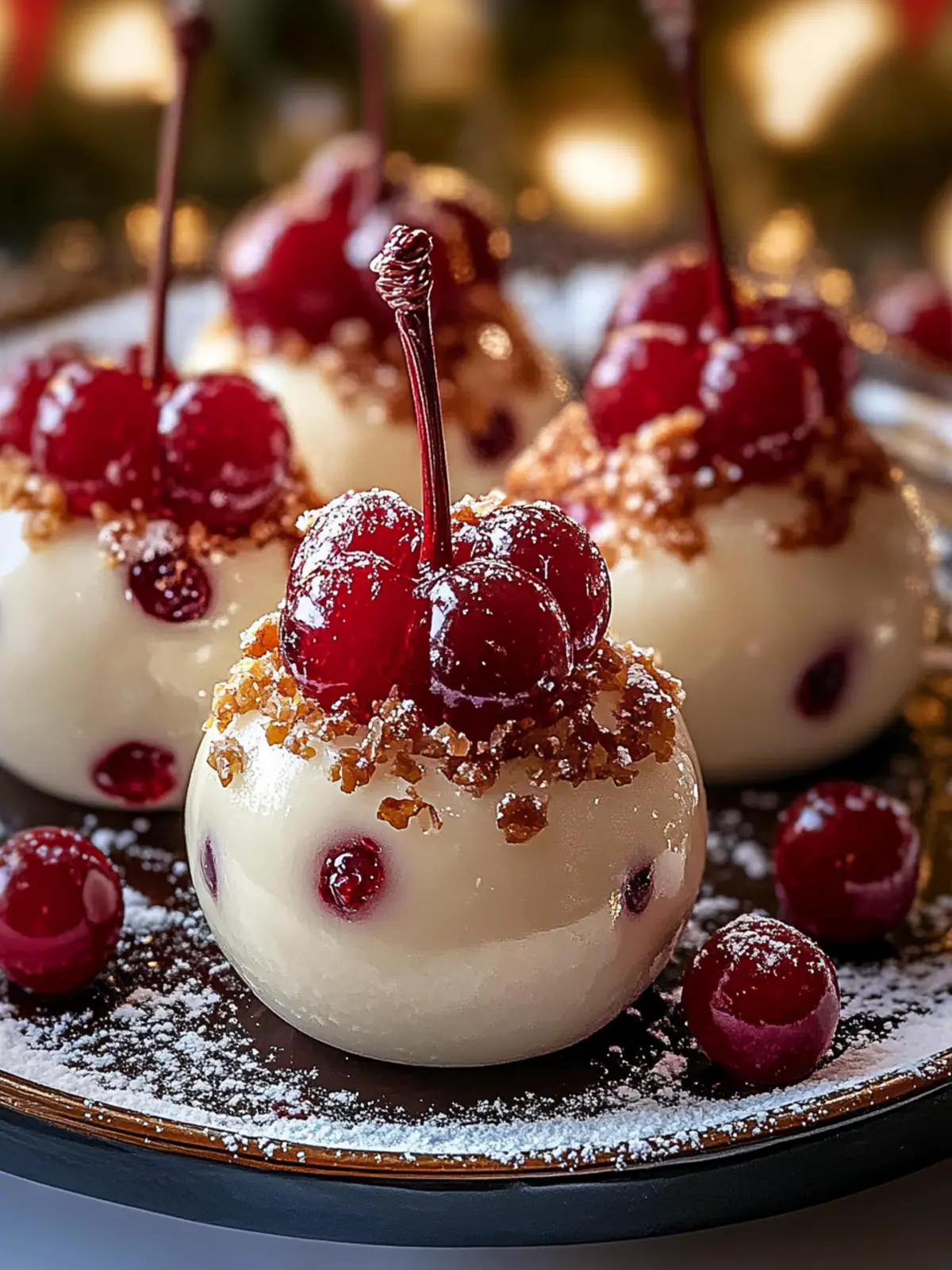 Ultimate No-Bake Christmas Cherry Bombs: Irresistibly Delicious