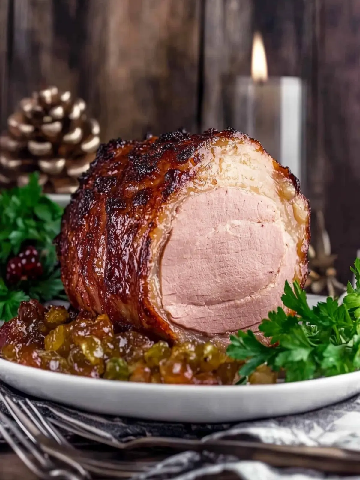 Irresistible Cranberry Glazed Christmas Ham for Festive Feasts