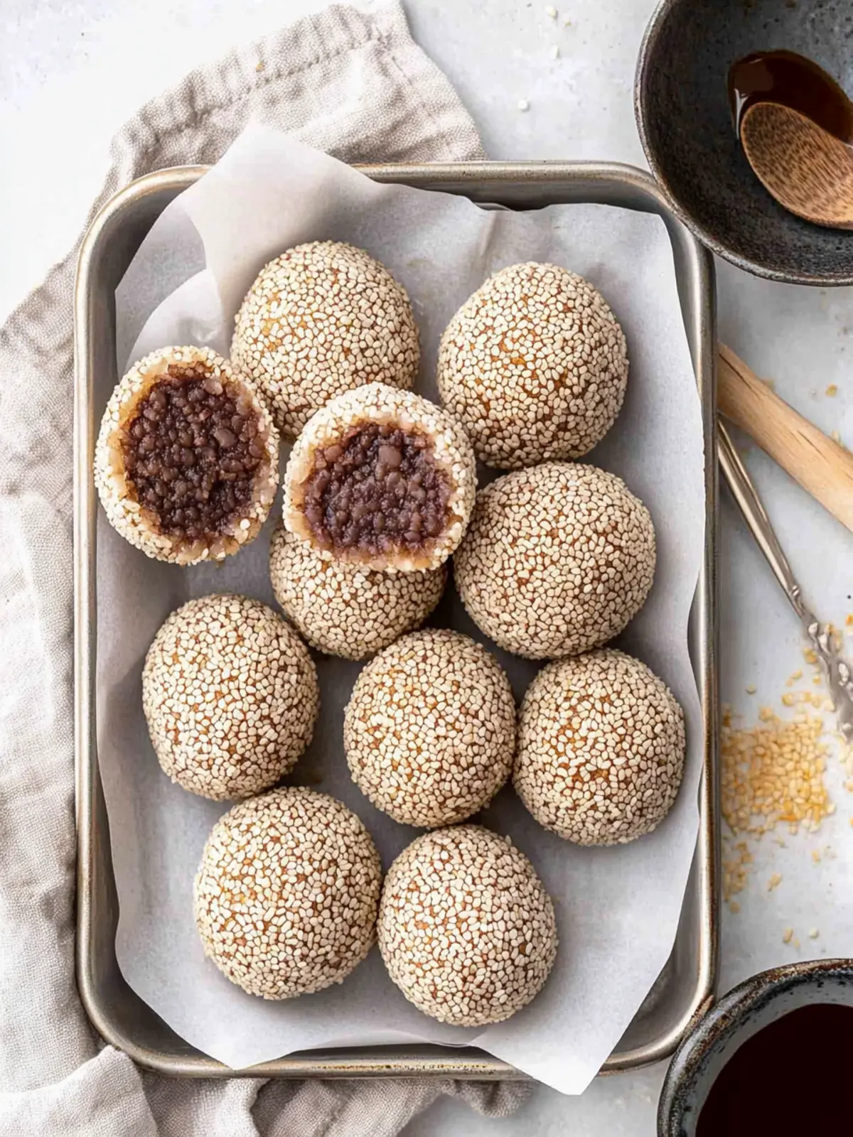 Delicious Red Bean Sesame Balls: The Ultimate Homemade Treat