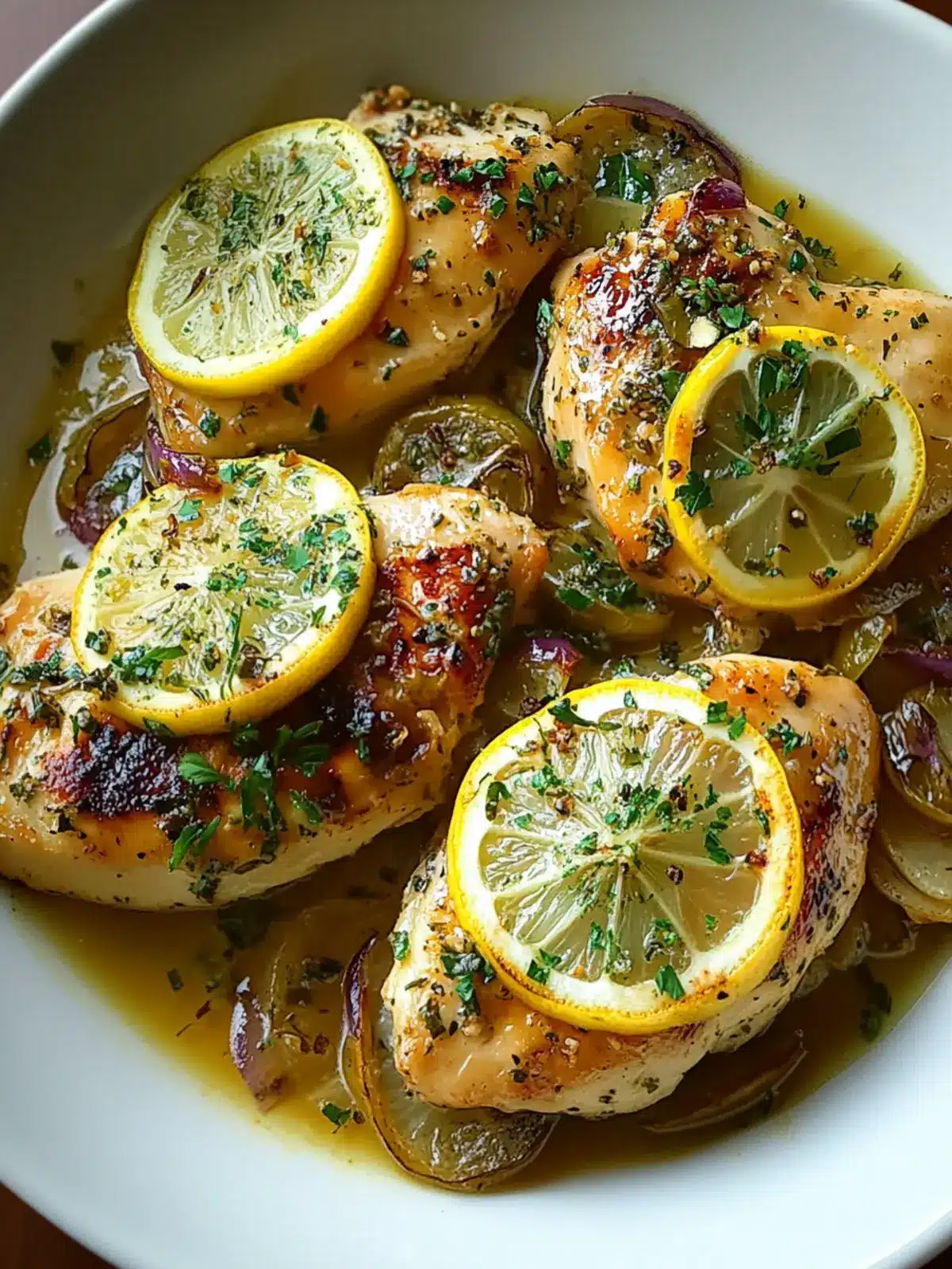 Easy Lemon Shallot Chicken: Delicious One-Pan Recipe