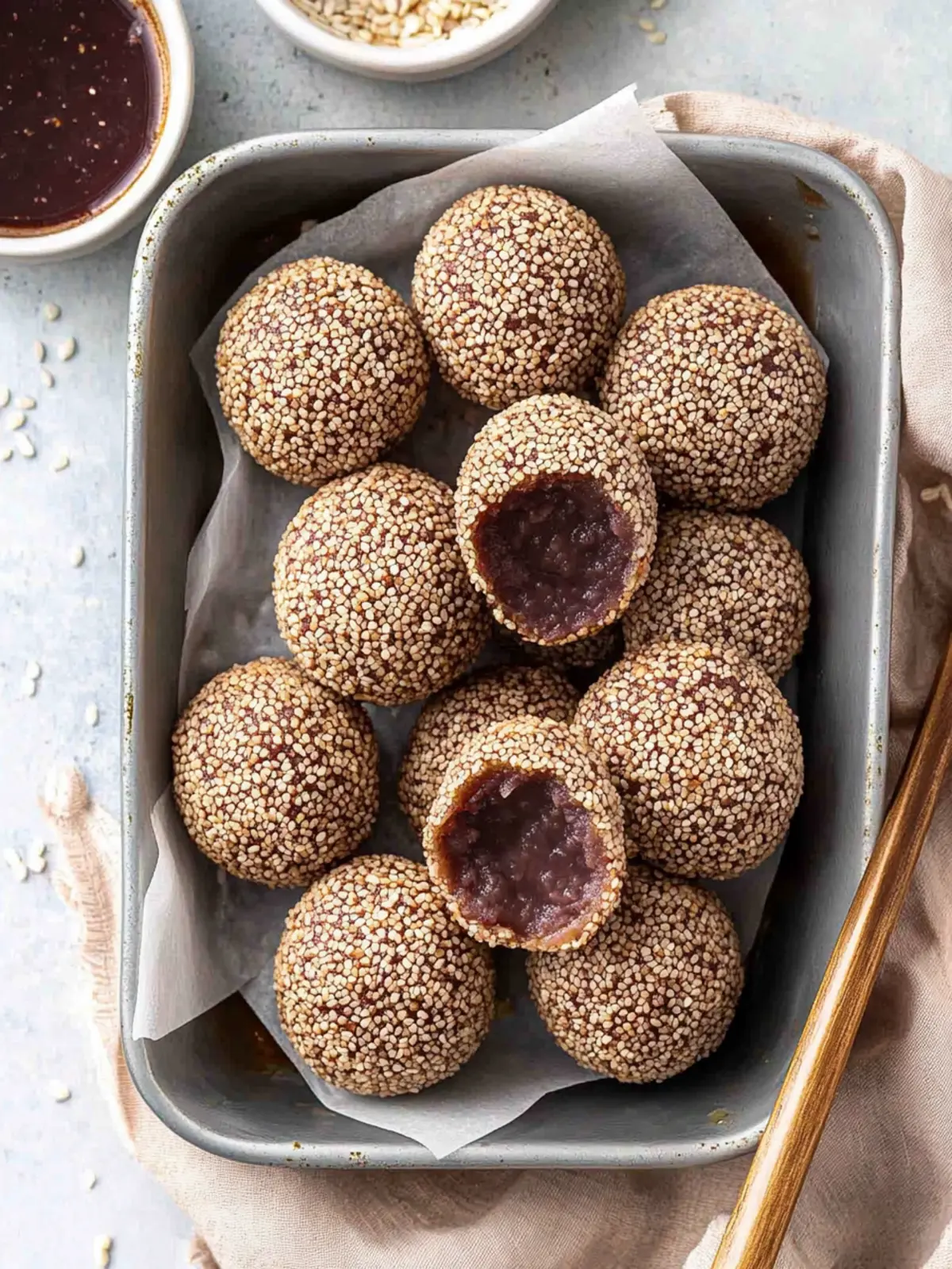 Delicious Red Bean Sesame Balls: The Ultimate Homemade Treat