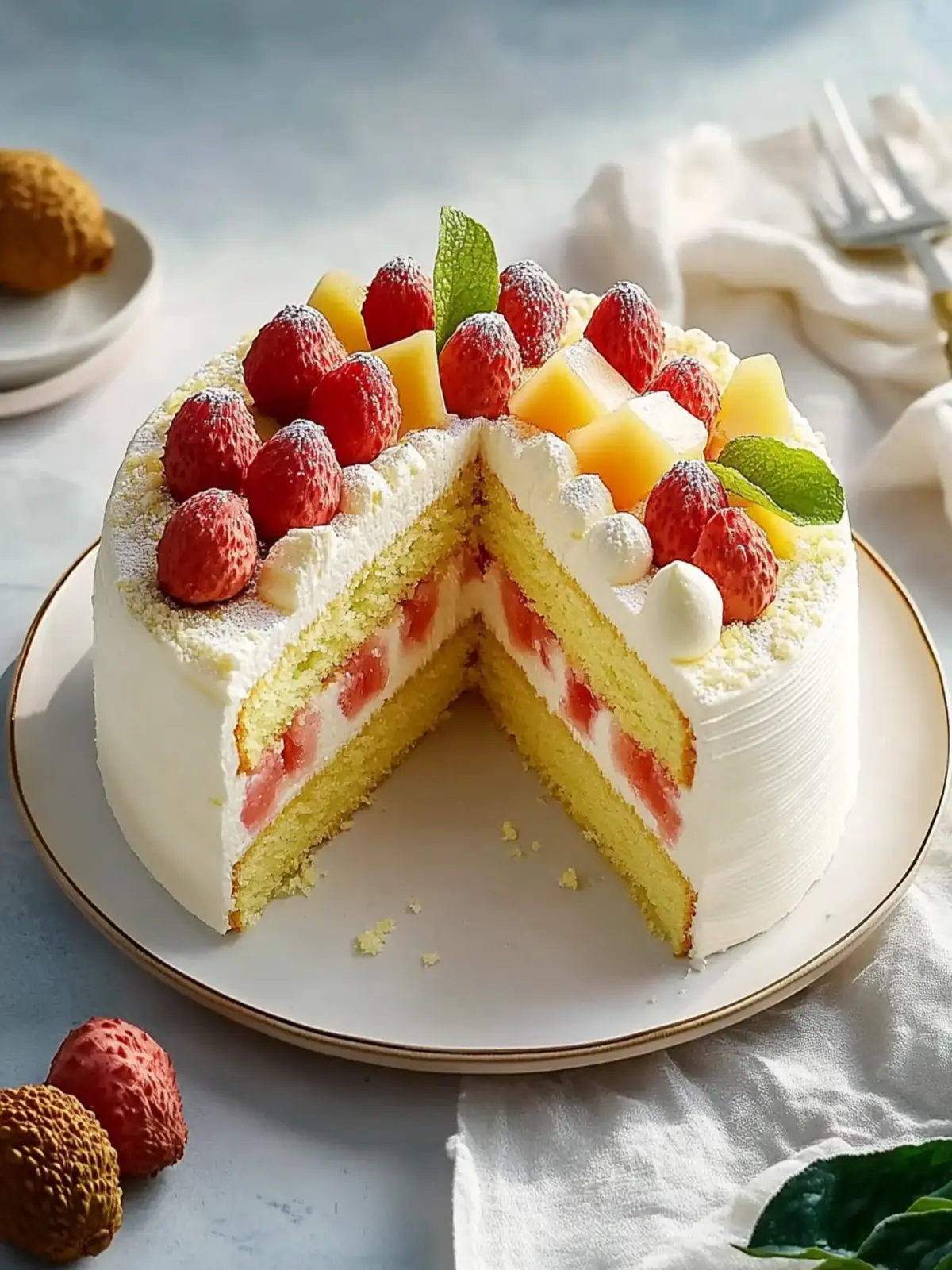 Delicious Lychee Cake: Your New Favorite Celebration Dessert
