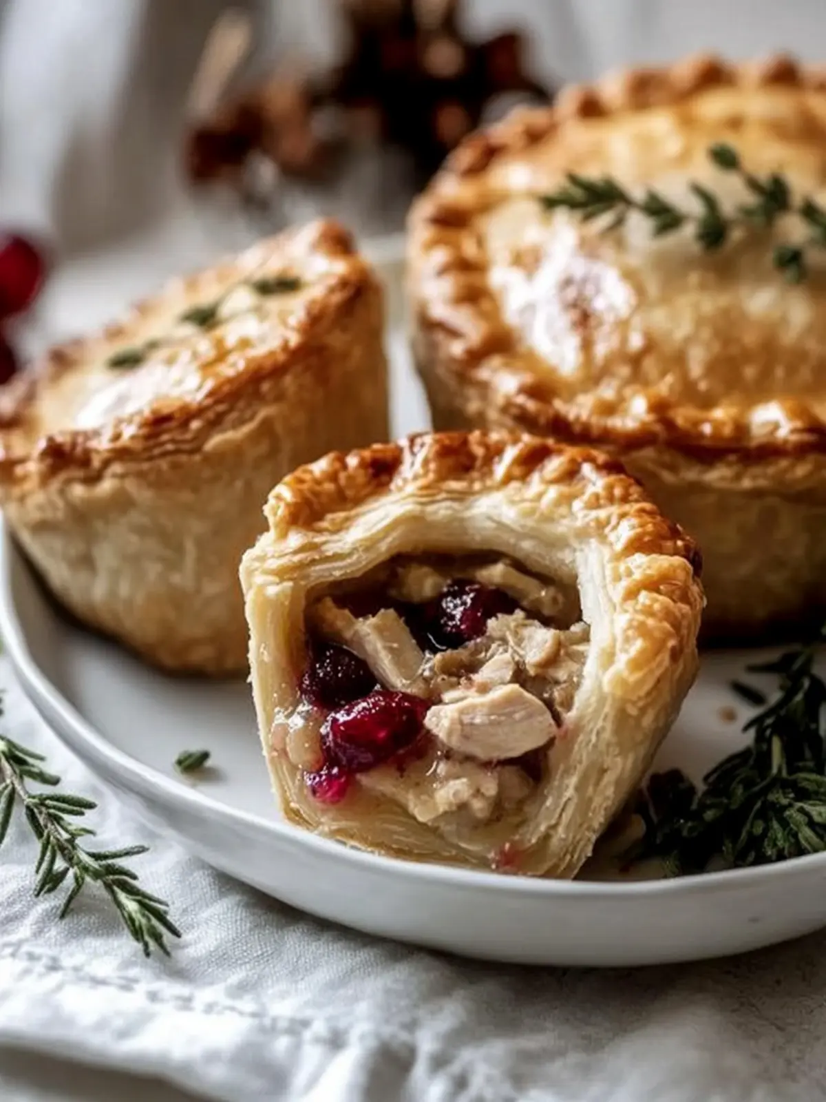 Irresistible Mini Thanksgiving Turkey Pot Pies Recipe
