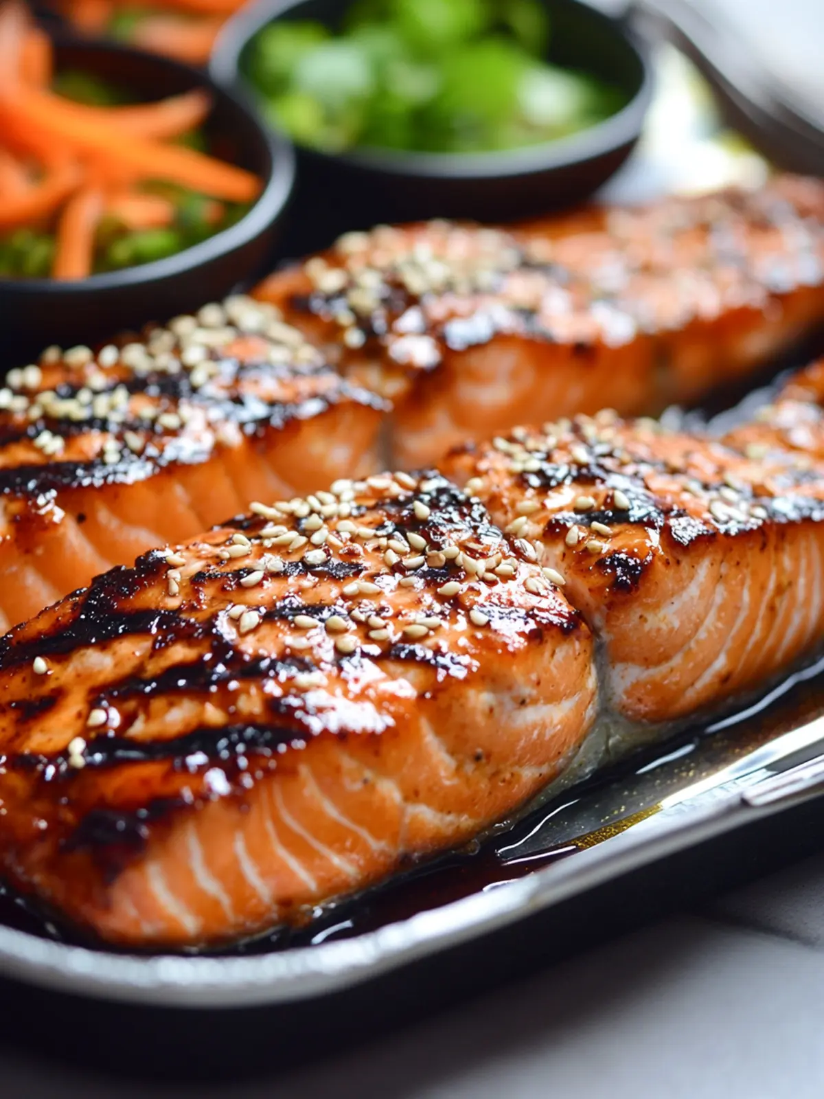 Irresistible Korean-Style Grilled Salmon in Sweet Bulgogi Marinade