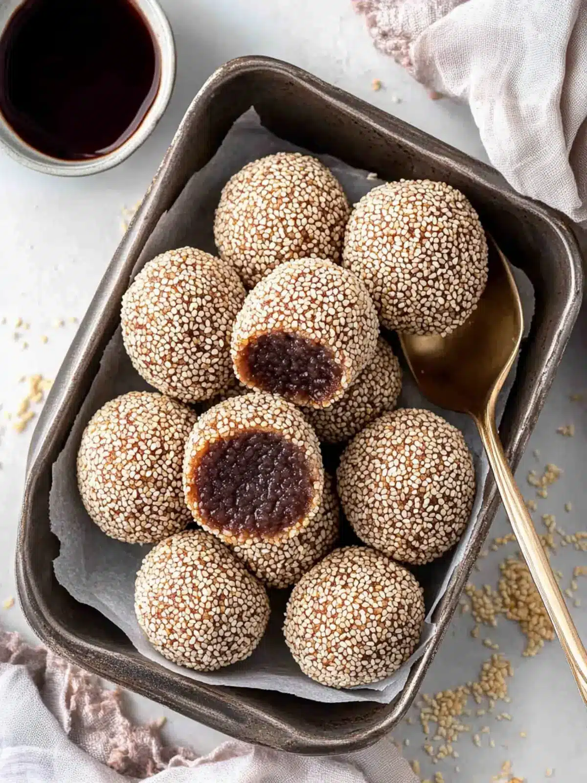 Delicious Red Bean Sesame Balls: The Ultimate Homemade Treat