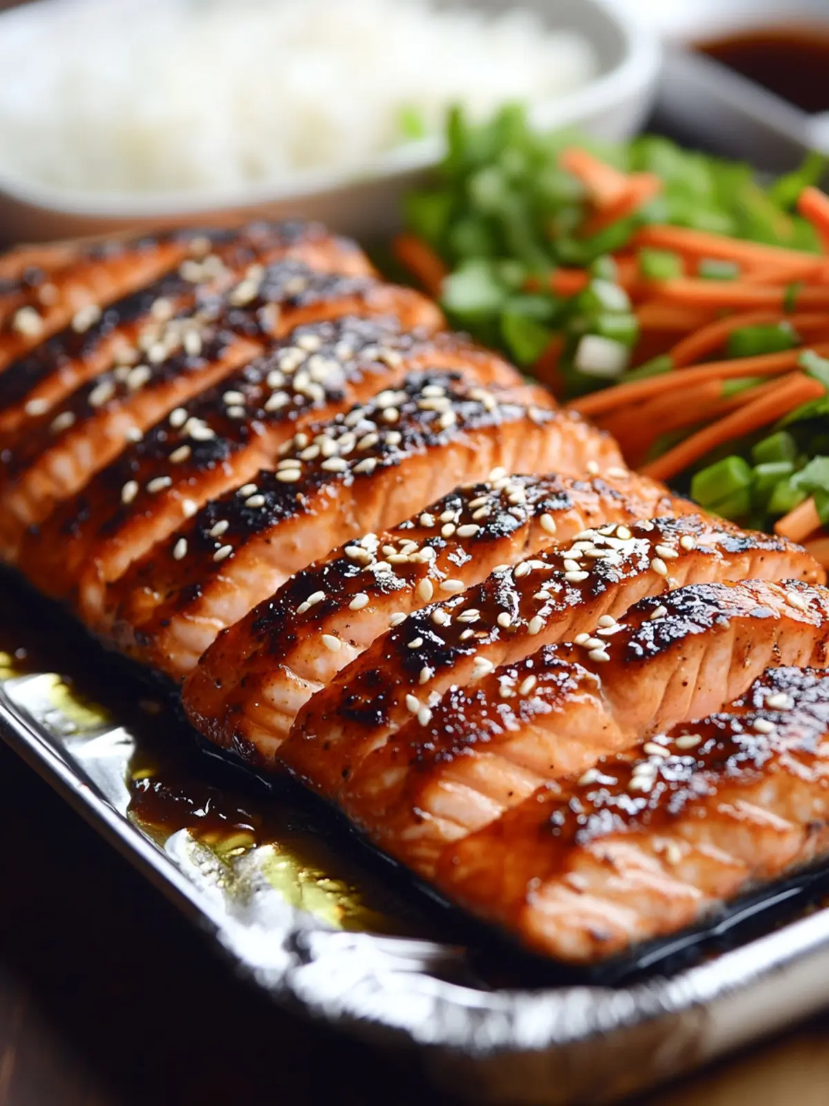 Irresistible Korean-Style Grilled Salmon in Sweet Bulgogi Marinade