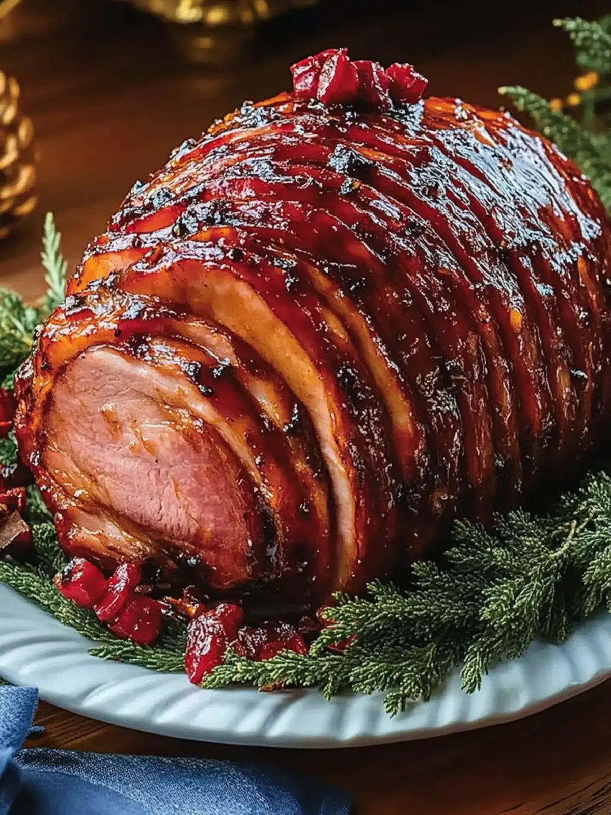 Irresistible Sweet & Savory Glazed Christmas Ham Recipe