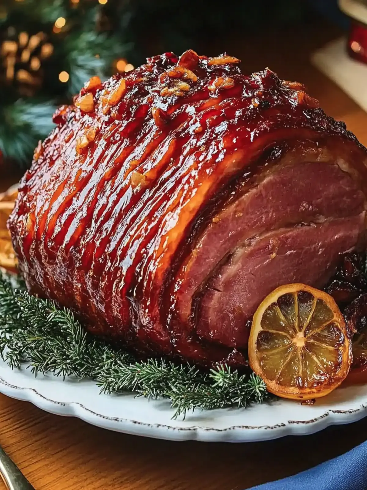 Irresistible Sweet & Savory Glazed Christmas Ham Recipe