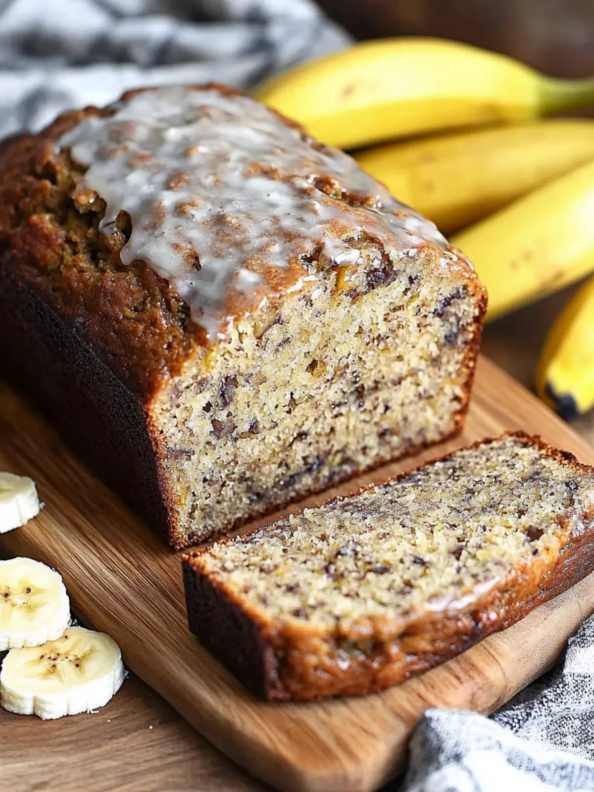 Irresistible Jamaican Banana Bread with Lime Glaze Delight