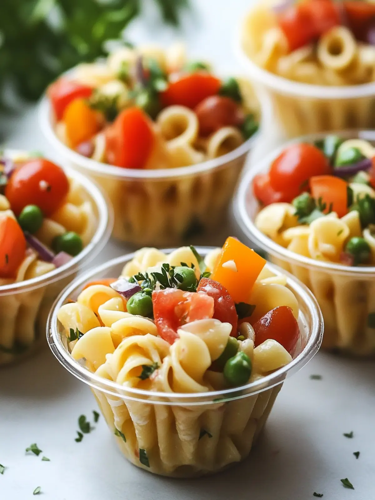 Delicious Pasta Salad Cups for Ultimate Entertaining