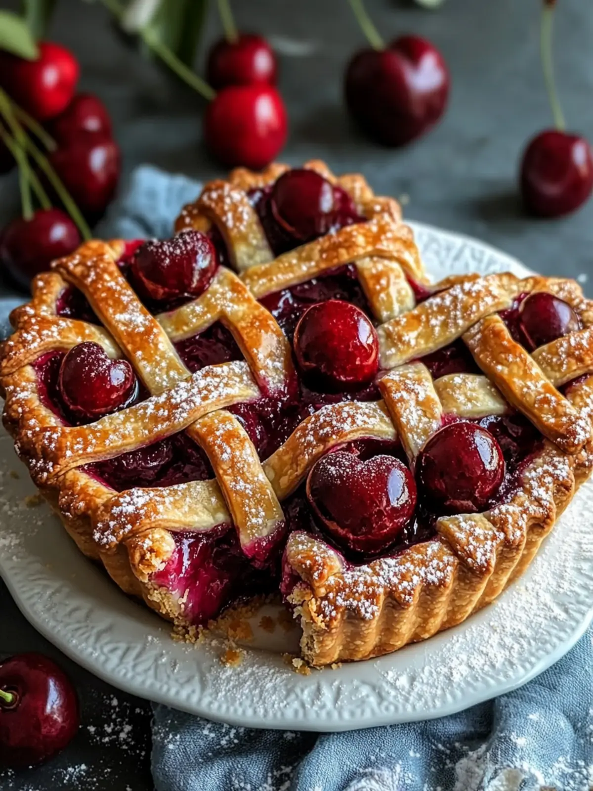 Heart Shaped Cherry Pie: An Irresistibly Delicious Delight