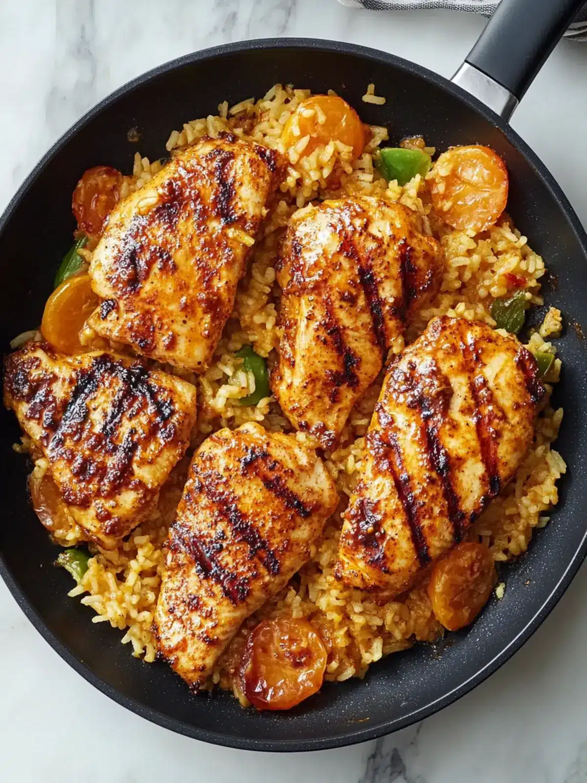 Delicious Creamy Peri-Peri Chicken with Flavorful Rice Recipe