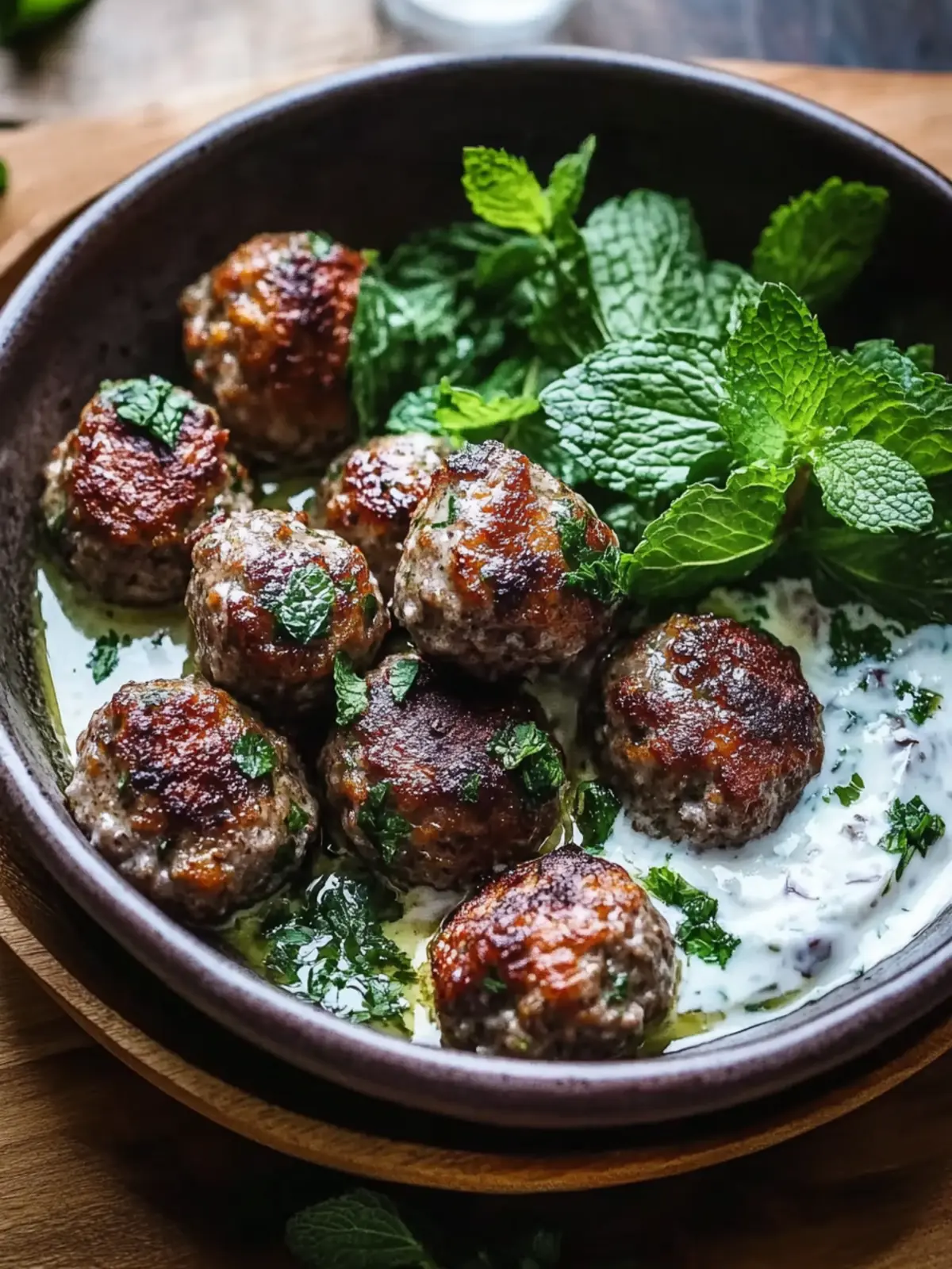 Ultimate Lamb Meatballs with Irresistible Mint Yogurt Sauce