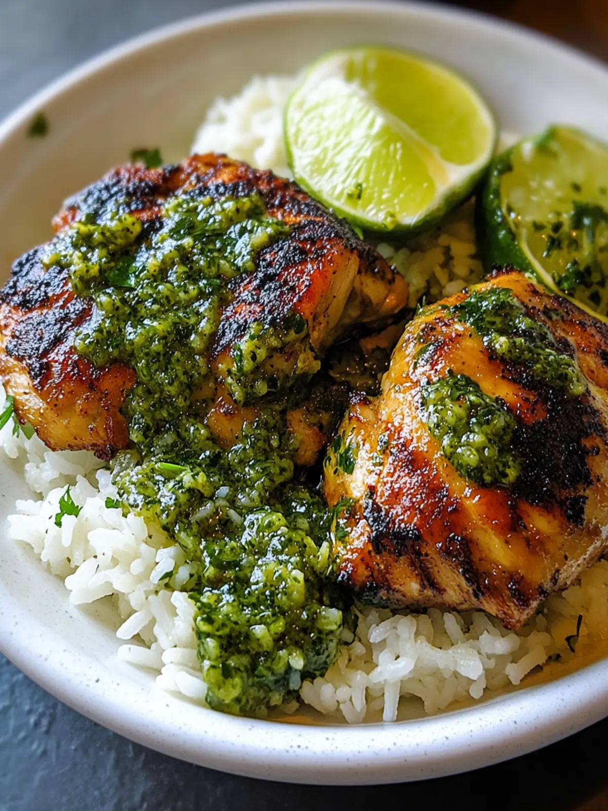 Savory Peruvian Chicken & Rice with Green Sauce Magic