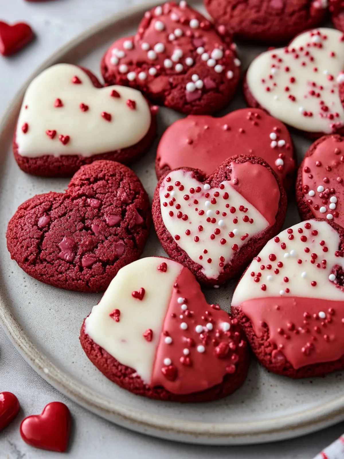Irresistible Valentine's Day Red Velvet Cookies Recipe