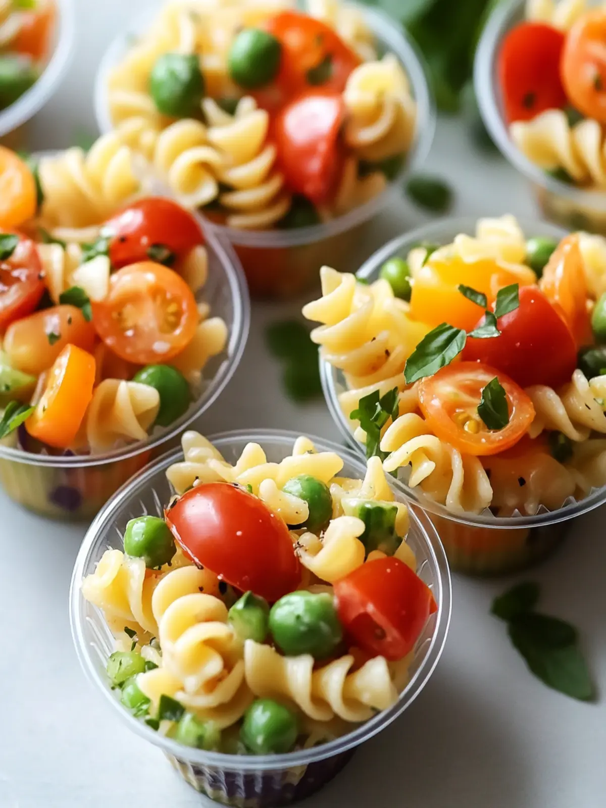 Delicious Pasta Salad Cups for Ultimate Entertaining