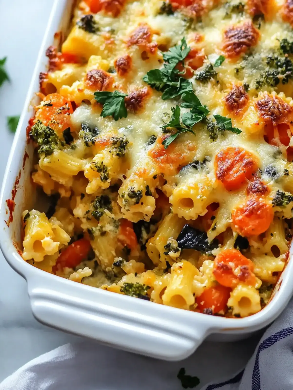 Easy Mediterranean Vegetable Pasta Bake for Delicious Dinners
