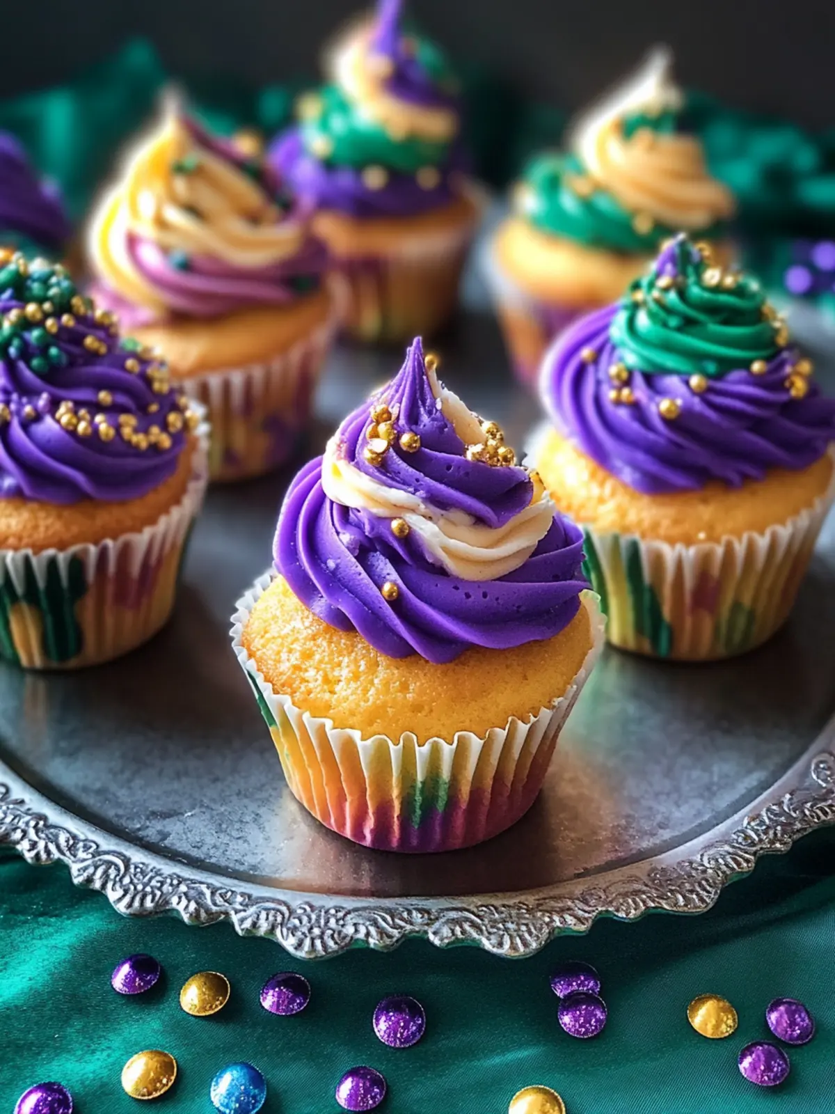Ultimate King Cake Cupcakes: Delicious Mardi Gras Treats