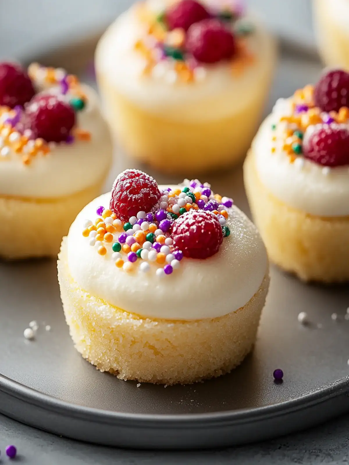 Irresistible Japanese Mini Cotton Cheesecakes for Mardi Gras