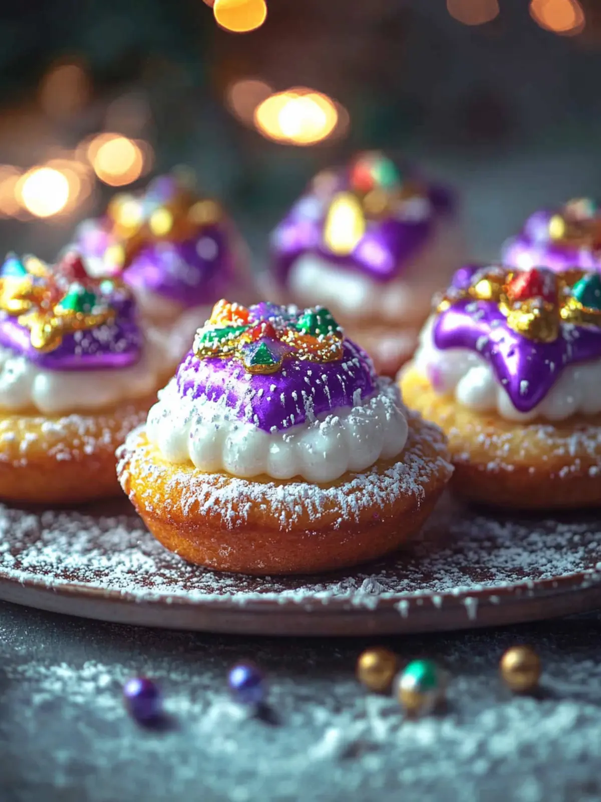 Mini King Cakes: Irresistible Festive Treats for Guilt-Free Indulgence