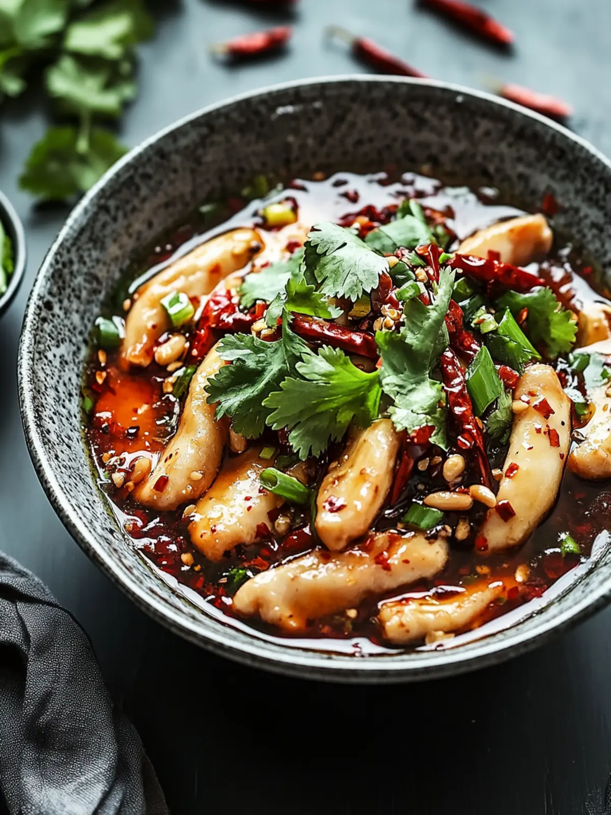 Irresistible Sichuan Saliva Chicken: A Spicy Delight