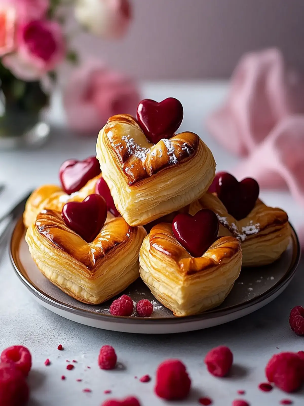 Irresistible Puff Pastry Hearts: A Delicious Treat