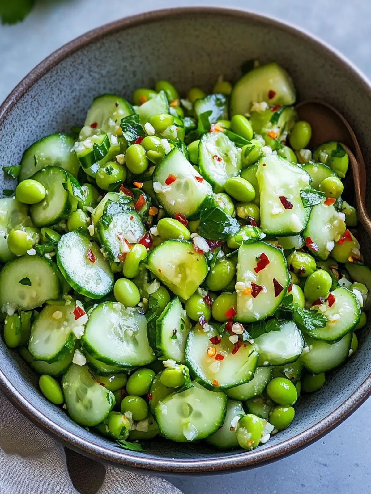 Crispy Cucumber Edamame Salad: An Easy Vegan Delight