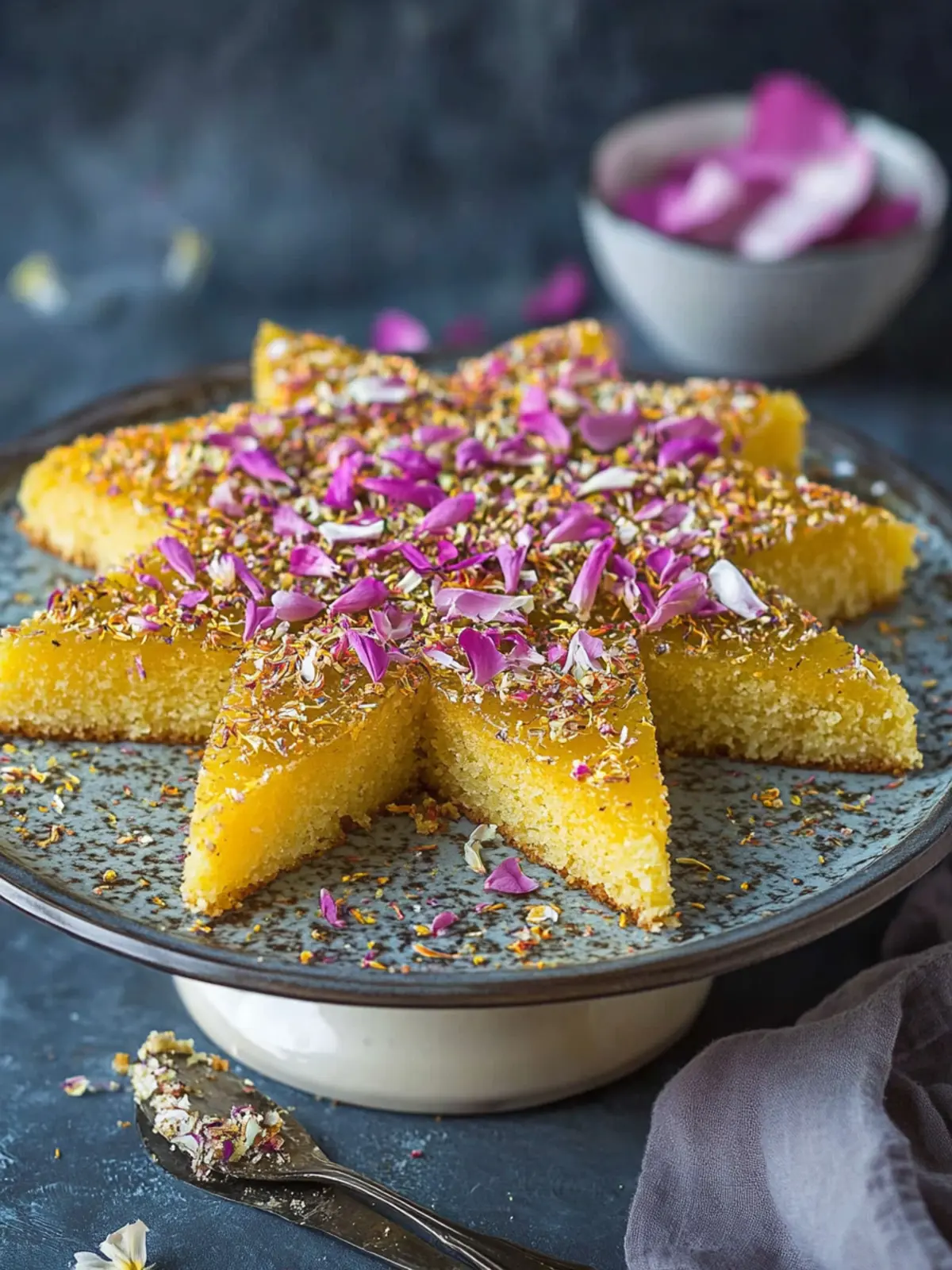 Irresistible Persian Saffron Cake – A Delicious Delight