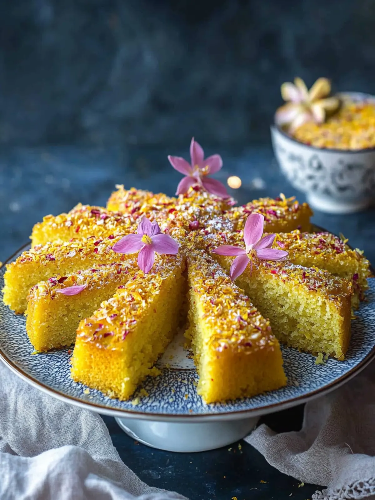 Irresistible Persian Saffron Cake – A Delicious Delight