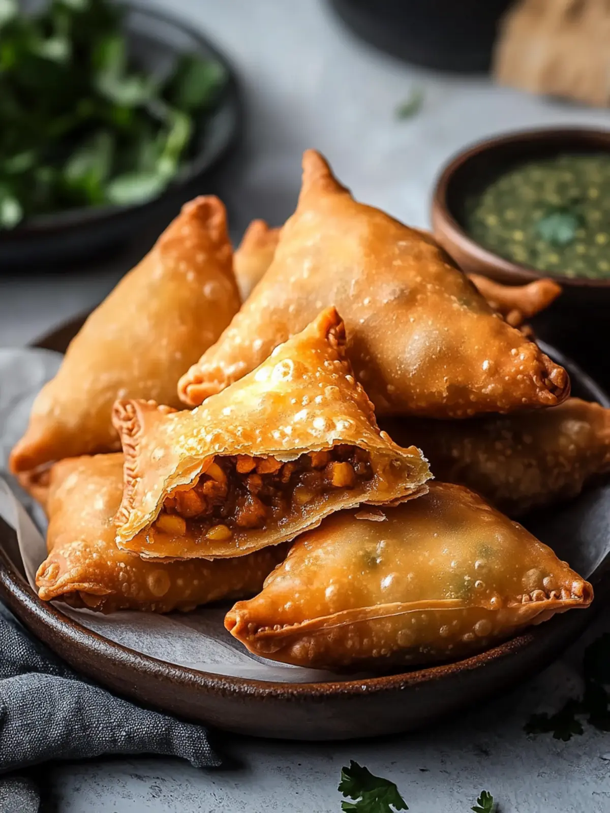 Crispy Sambusas: Irresistible Pastries with Flavorful Filling
