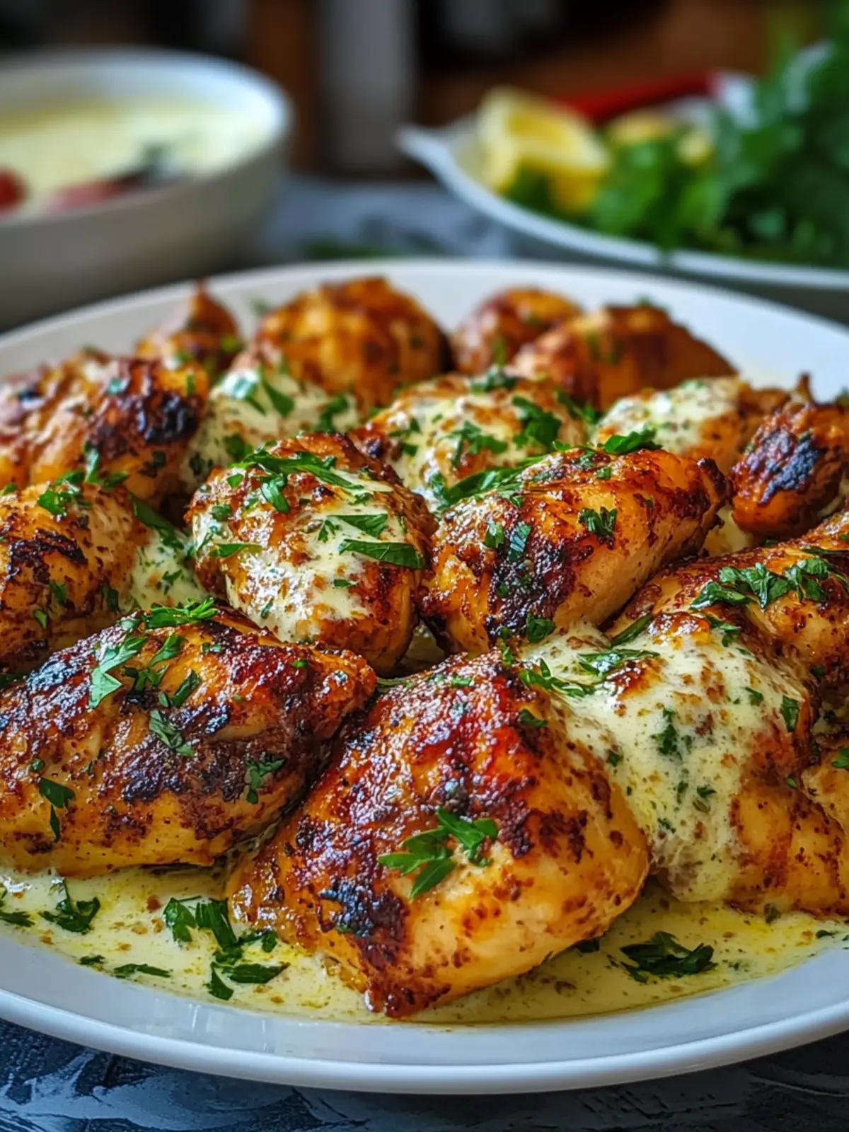 Delicious Turkish Chicken with Creamy White Sauce in 30 Minutes