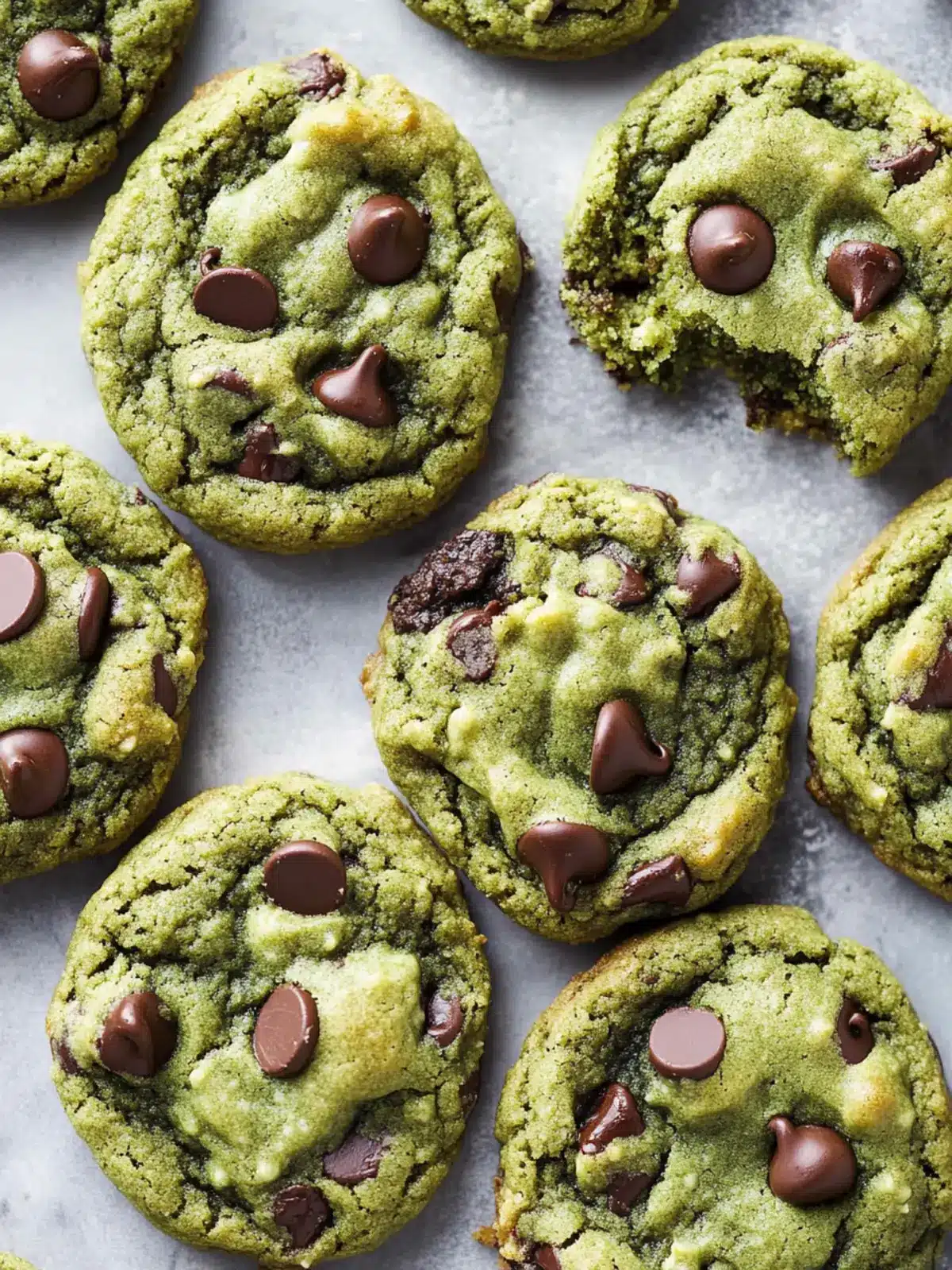 Irresistible Matcha Chocolate Chip Cookies for Chewy Delight