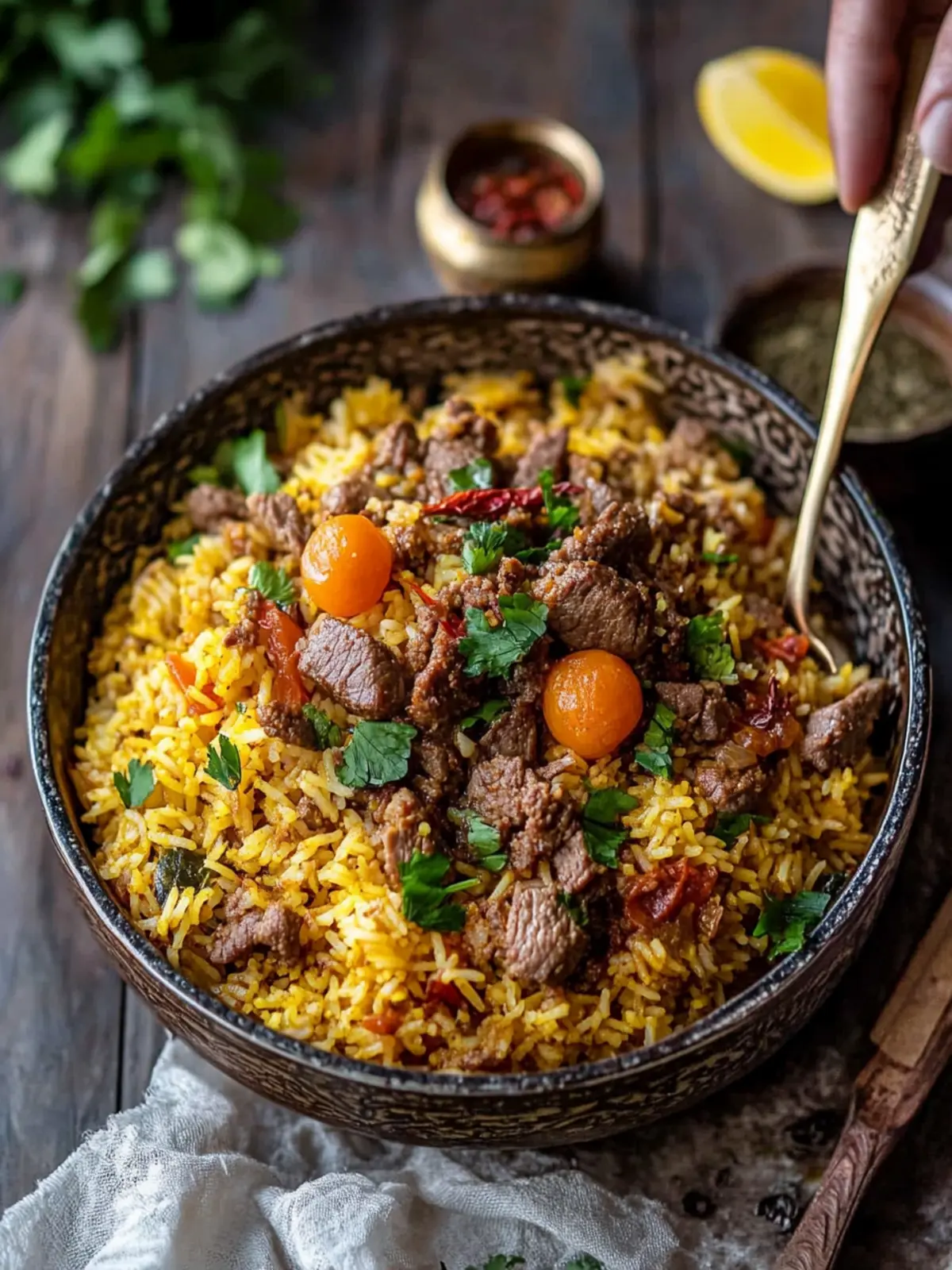 Ultimate Lamb Ouzi Rice: A Deliciously Cozy Middle Eastern Dish