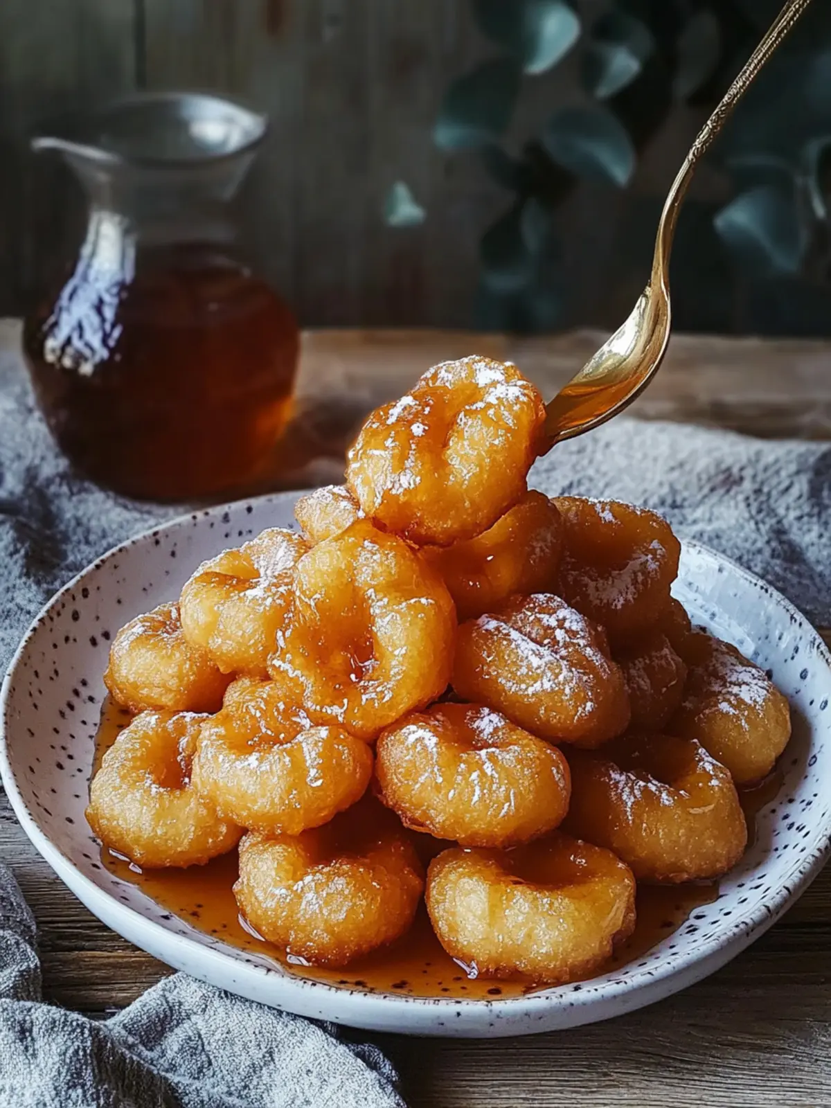 Irresistible Mexican Buñuelos With Piloncillo Syrup Delight