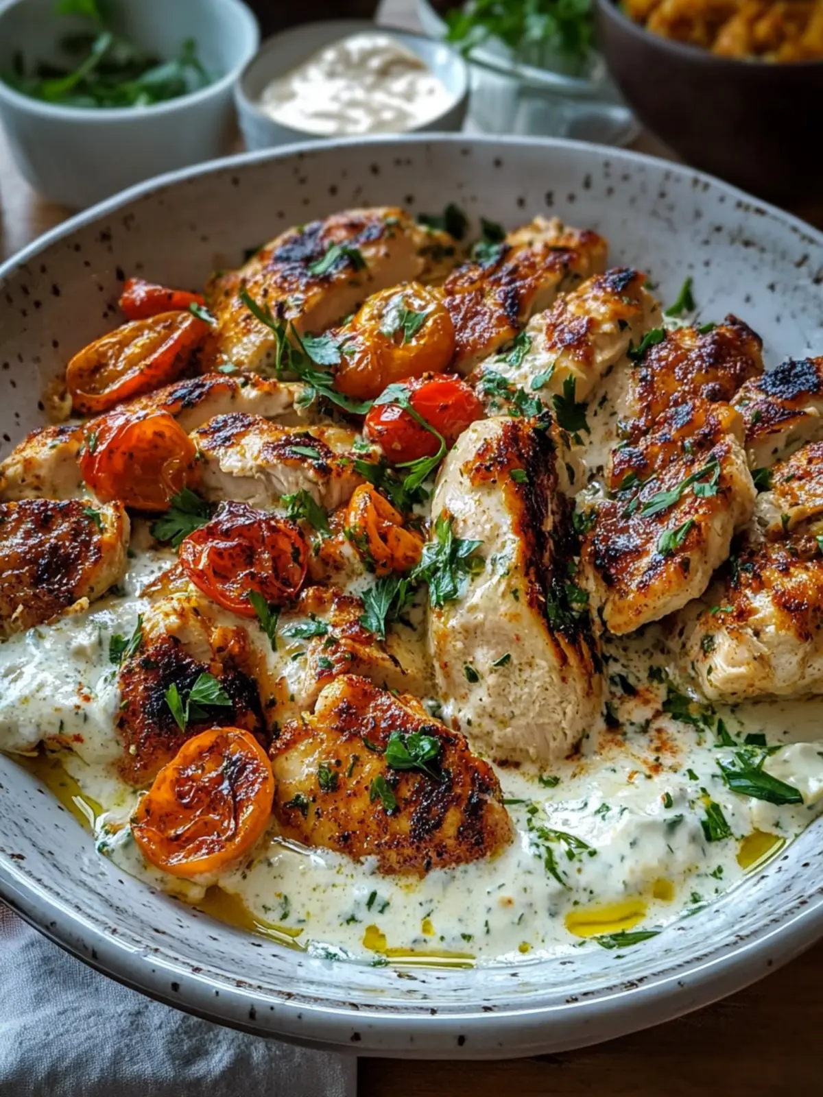 Delicious Turkish Chicken with Creamy White Sauce in 30 Minutes