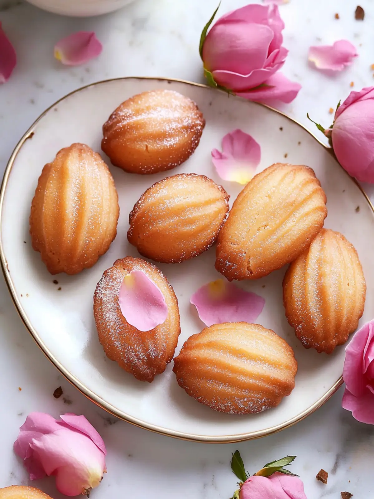 Ultimate Rose Madeleines: Deliciously Floral French Treats