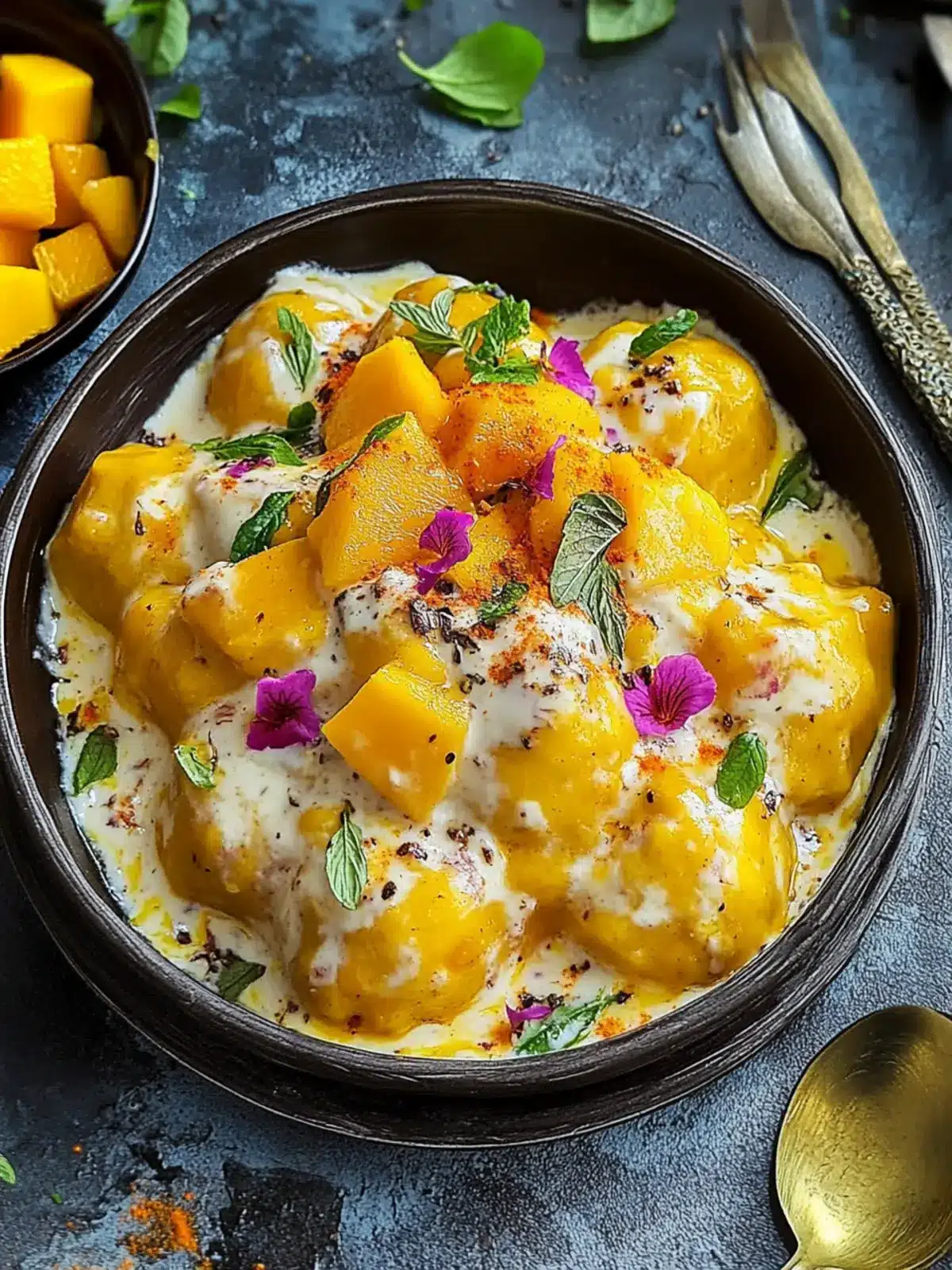 Ultimate Shahi Mango Dahi Vada: A Deliciously Creamy Twist