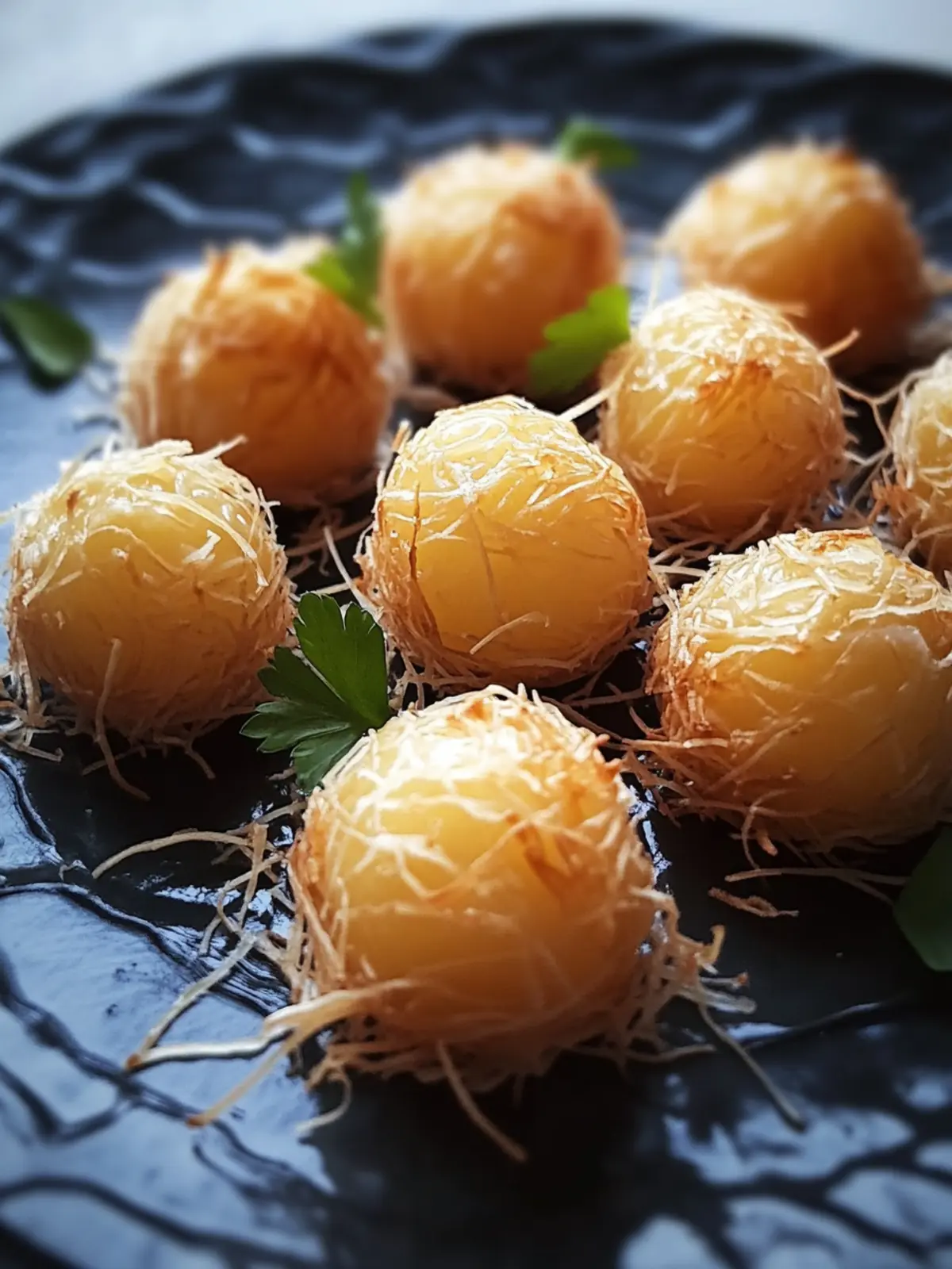 Irresistible Kataifi Balls with Cheese: Crispy Flavorful Bites