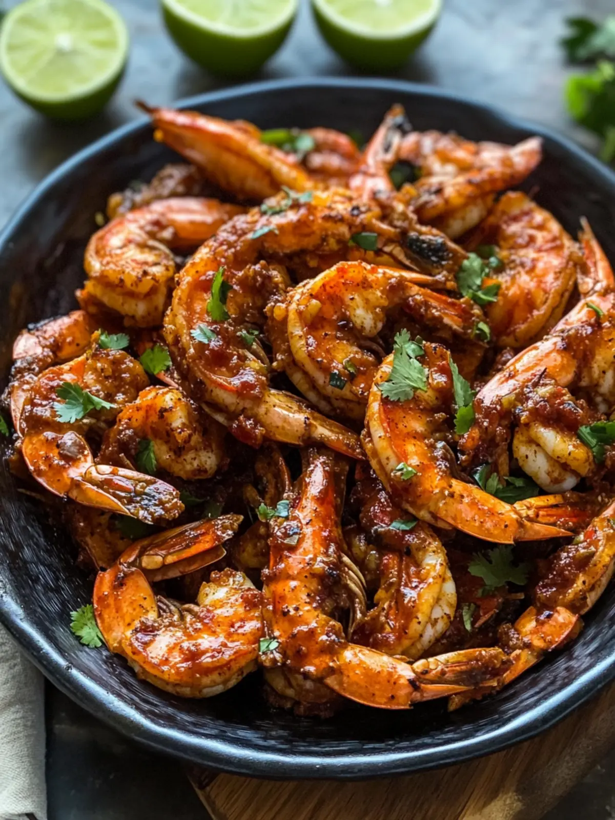 Irresistible Garlic Guajillo Shrimp: A Spicy Delight