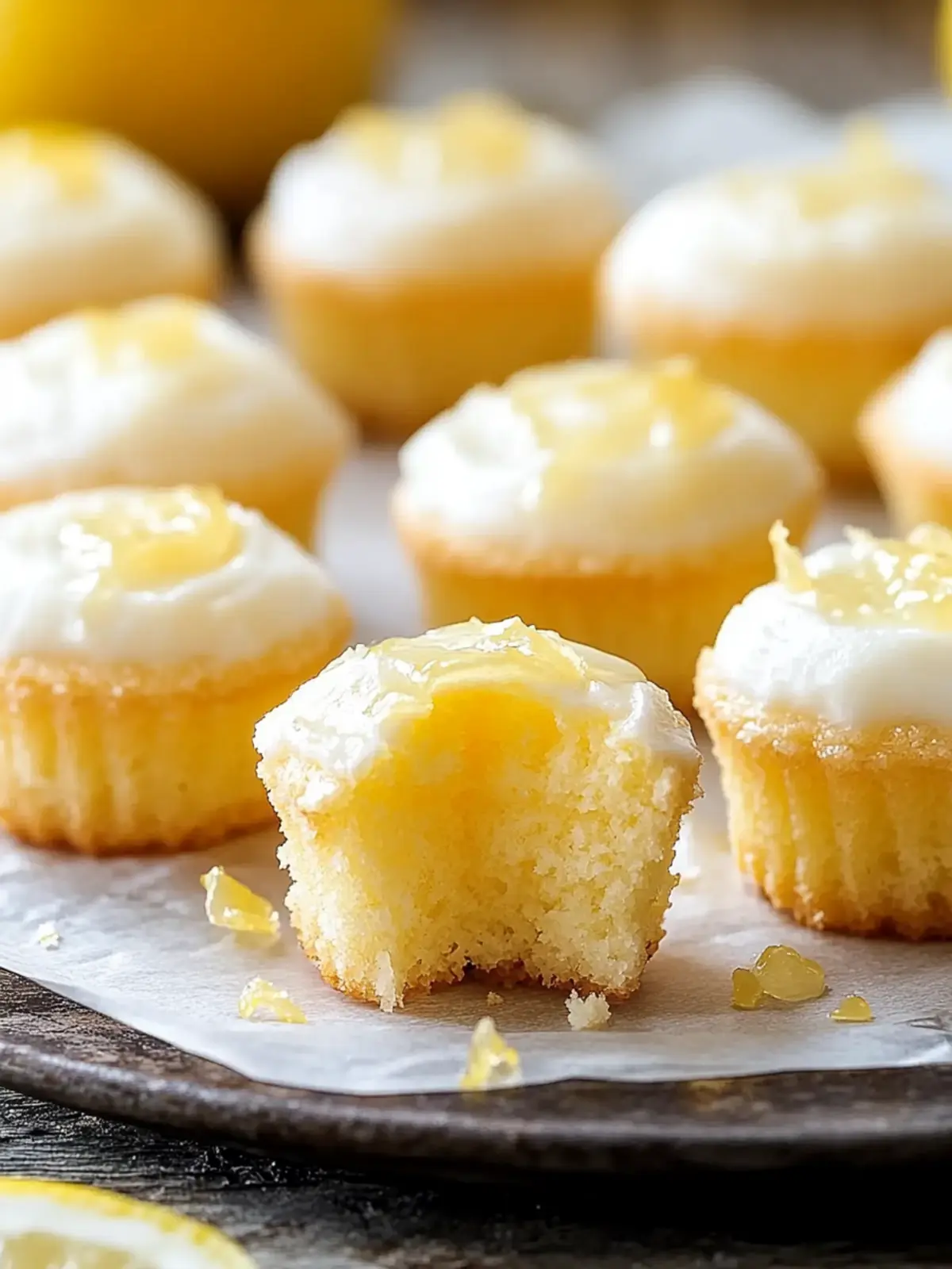 Irresistibly Delicious Mini Lemon Drop Cakes Ready in 30 Minutes