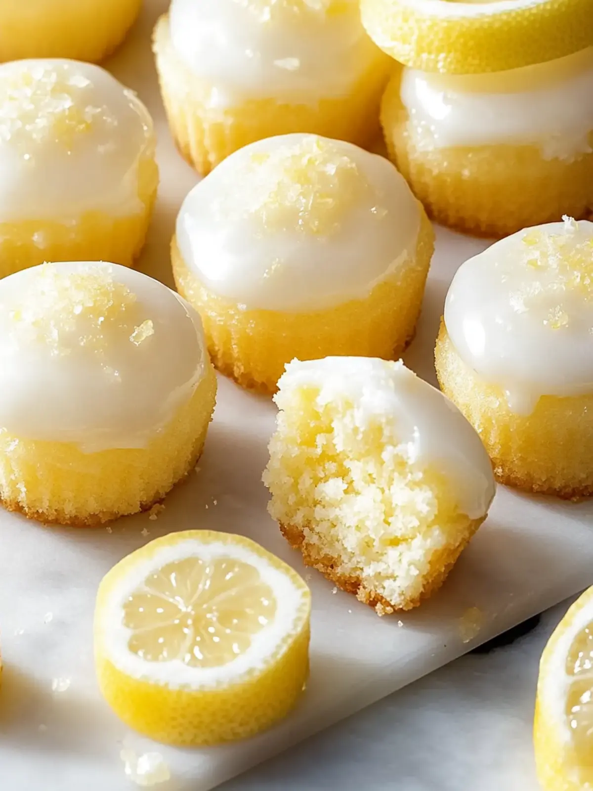 Irresistibly Delicious Mini Lemon Drop Cakes Ready in 30 Minutes