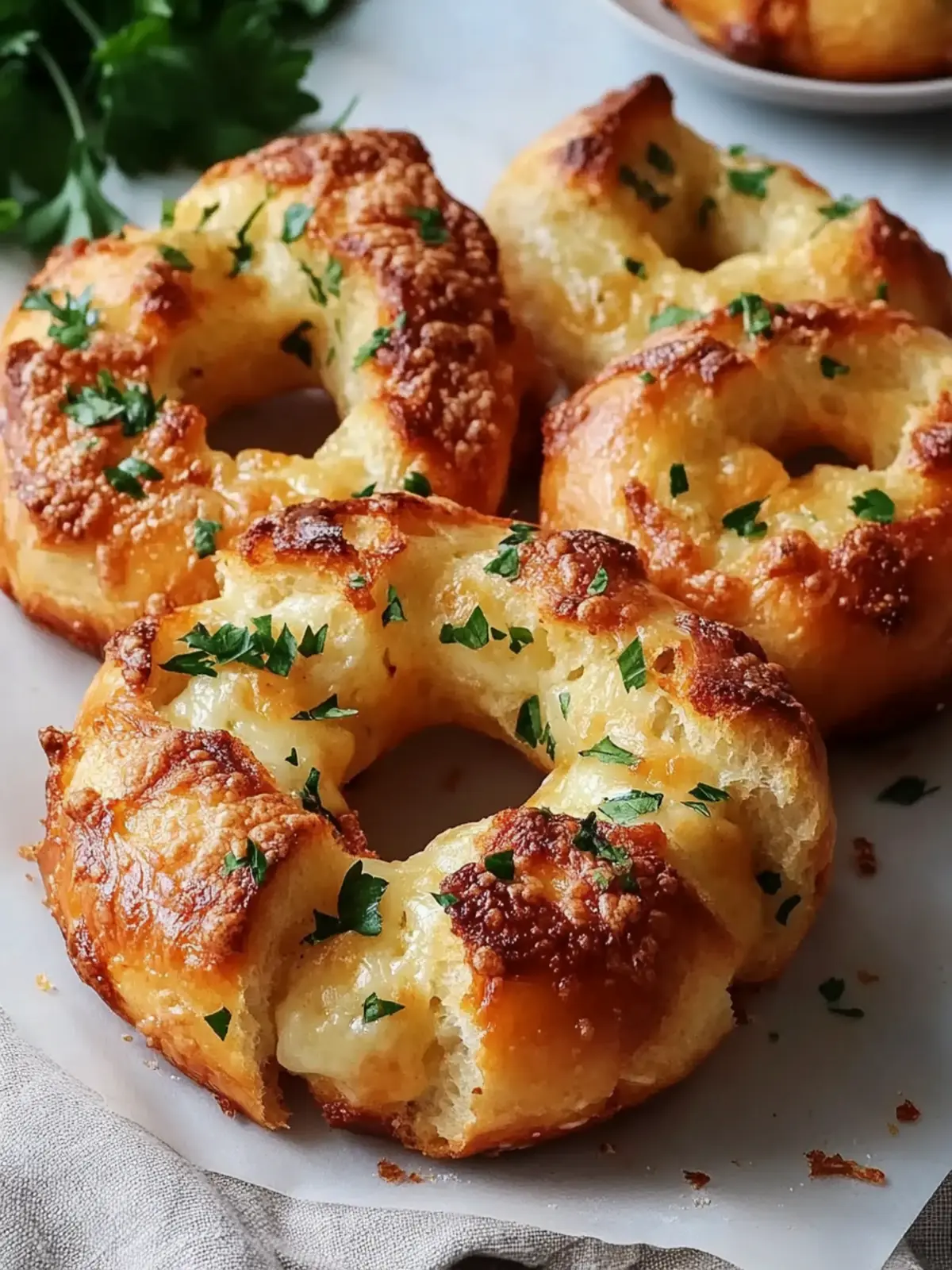 Irresistible Cheesy Garlic Bread Rings for Easy Entertaining