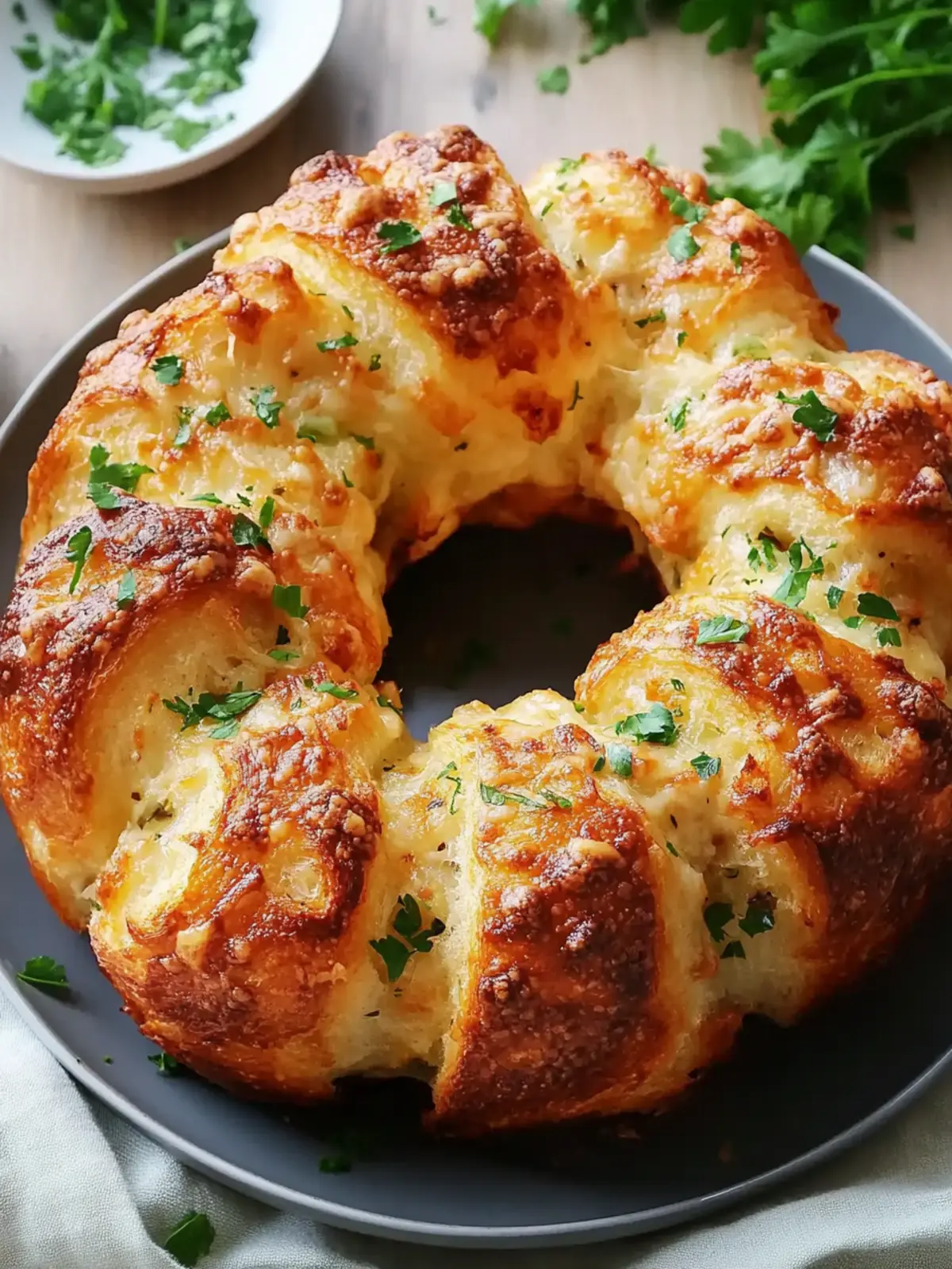 Irresistible Cheesy Garlic Bread Rings for Easy Entertaining