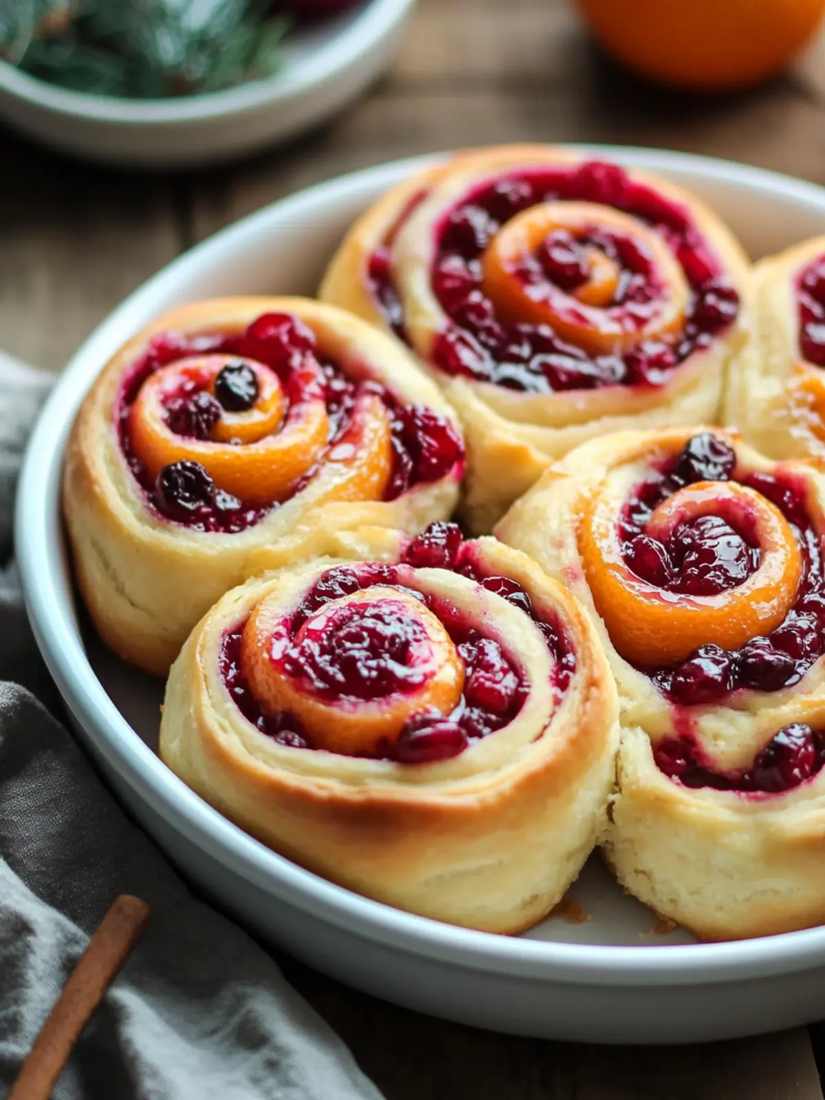 Irresistible Cranberry Orange Sweet Rolls for Your Holiday Brunch