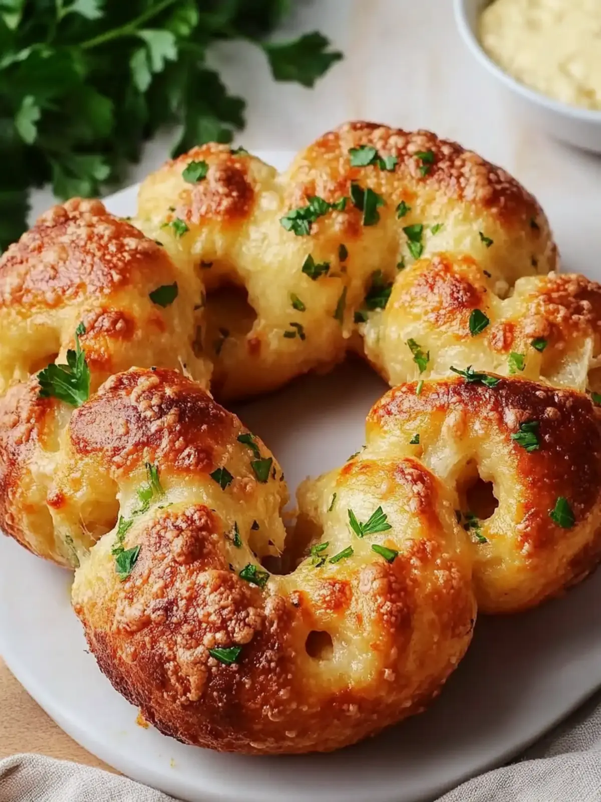 Irresistible Cheesy Garlic Bread Rings for Easy Entertaining