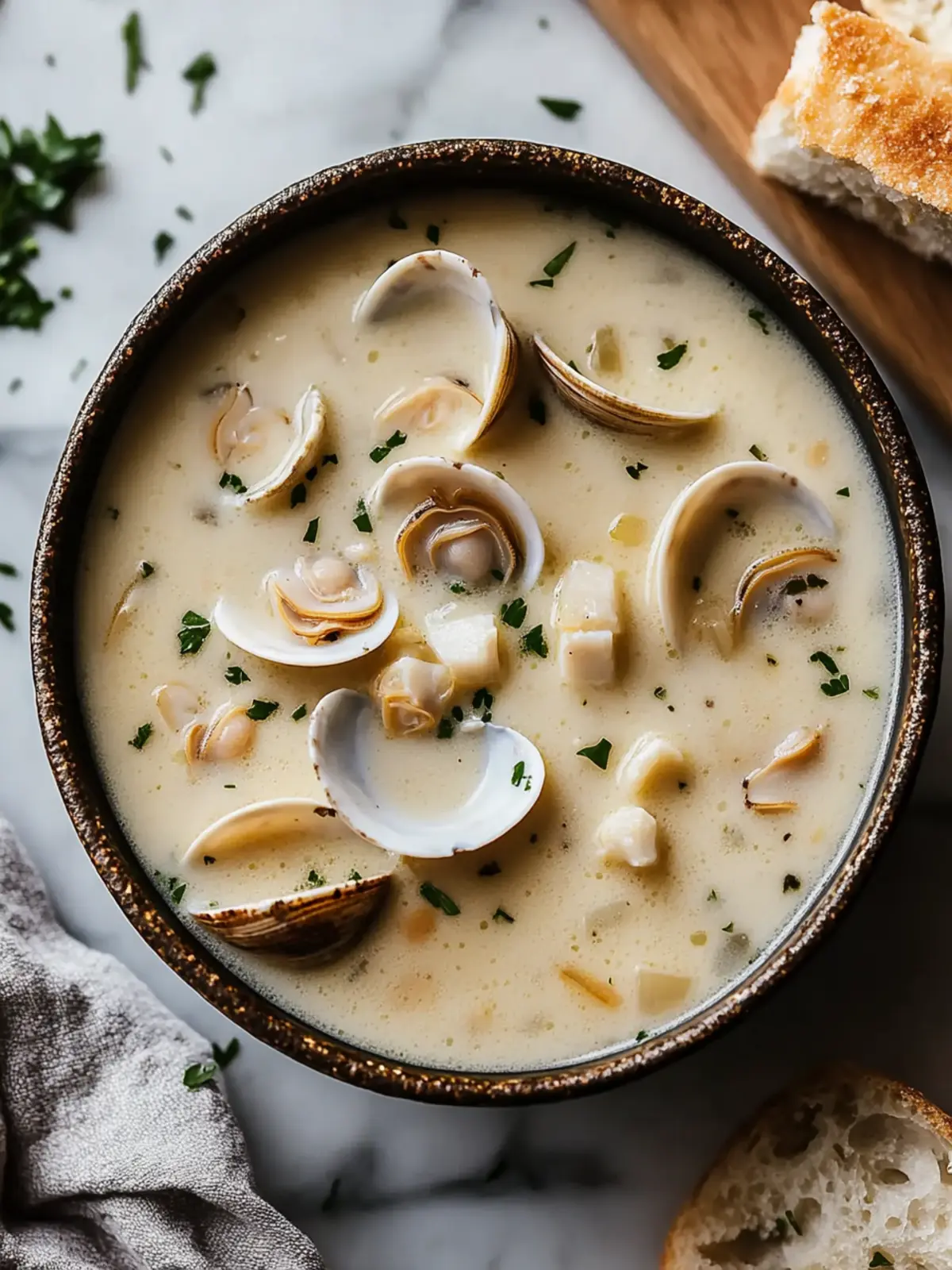 Easy Creamy Clam Chowder Ready in 30 Minutes for Cozy Nights