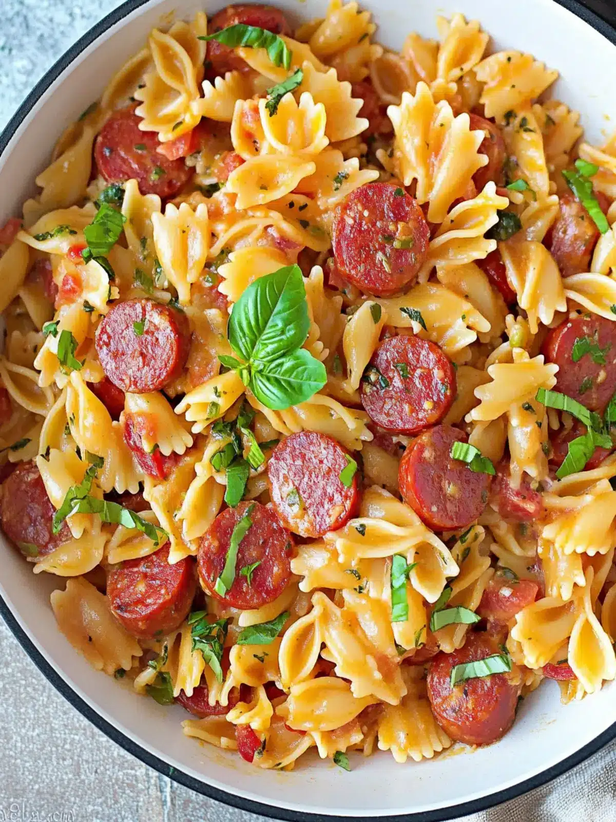 One Pot Kielbasa Pasta – Quick & Creamy Delight for Dinner